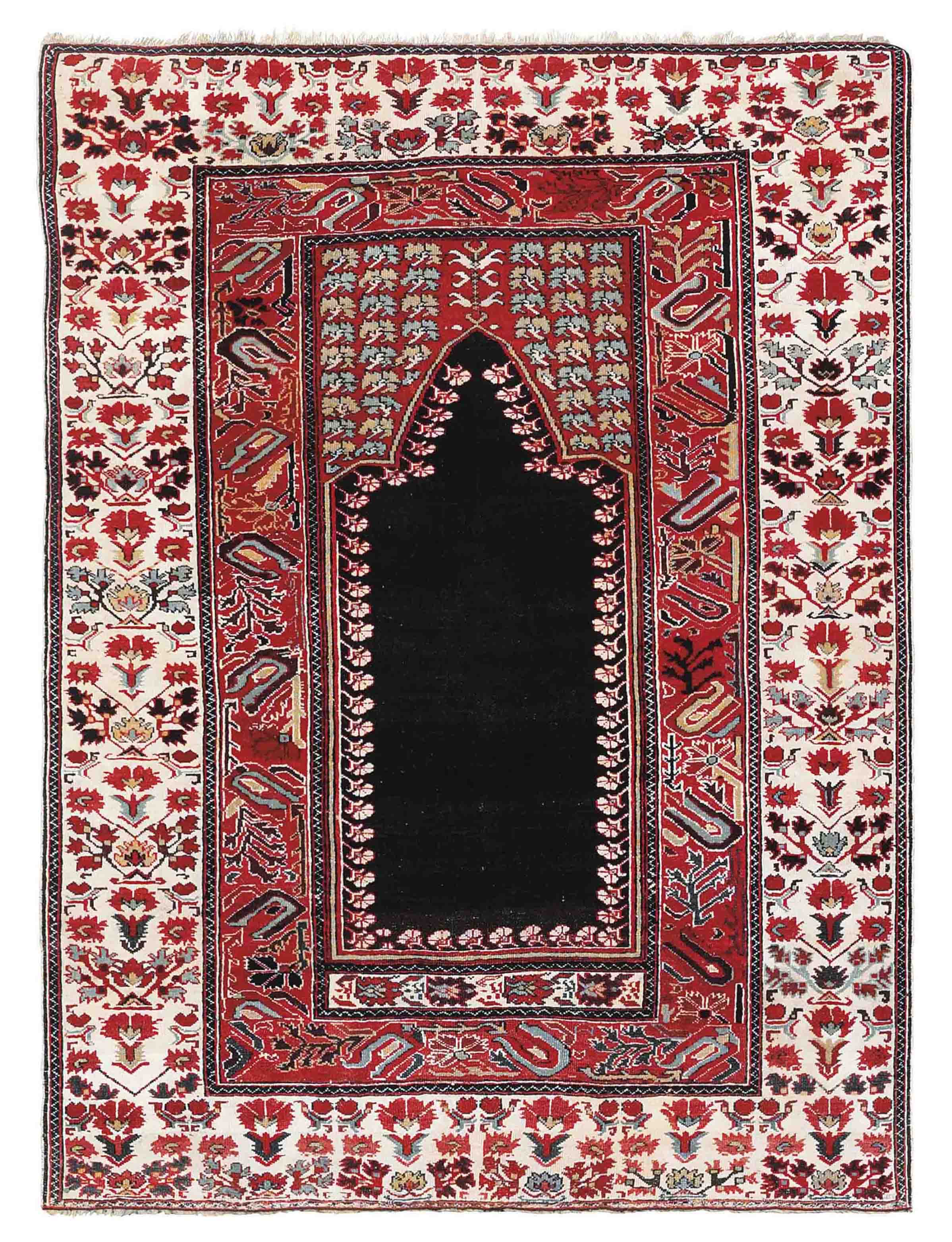 A NORTH WEST PERSIAN PRAYER RUG , CIRCA 1800 | Christie's