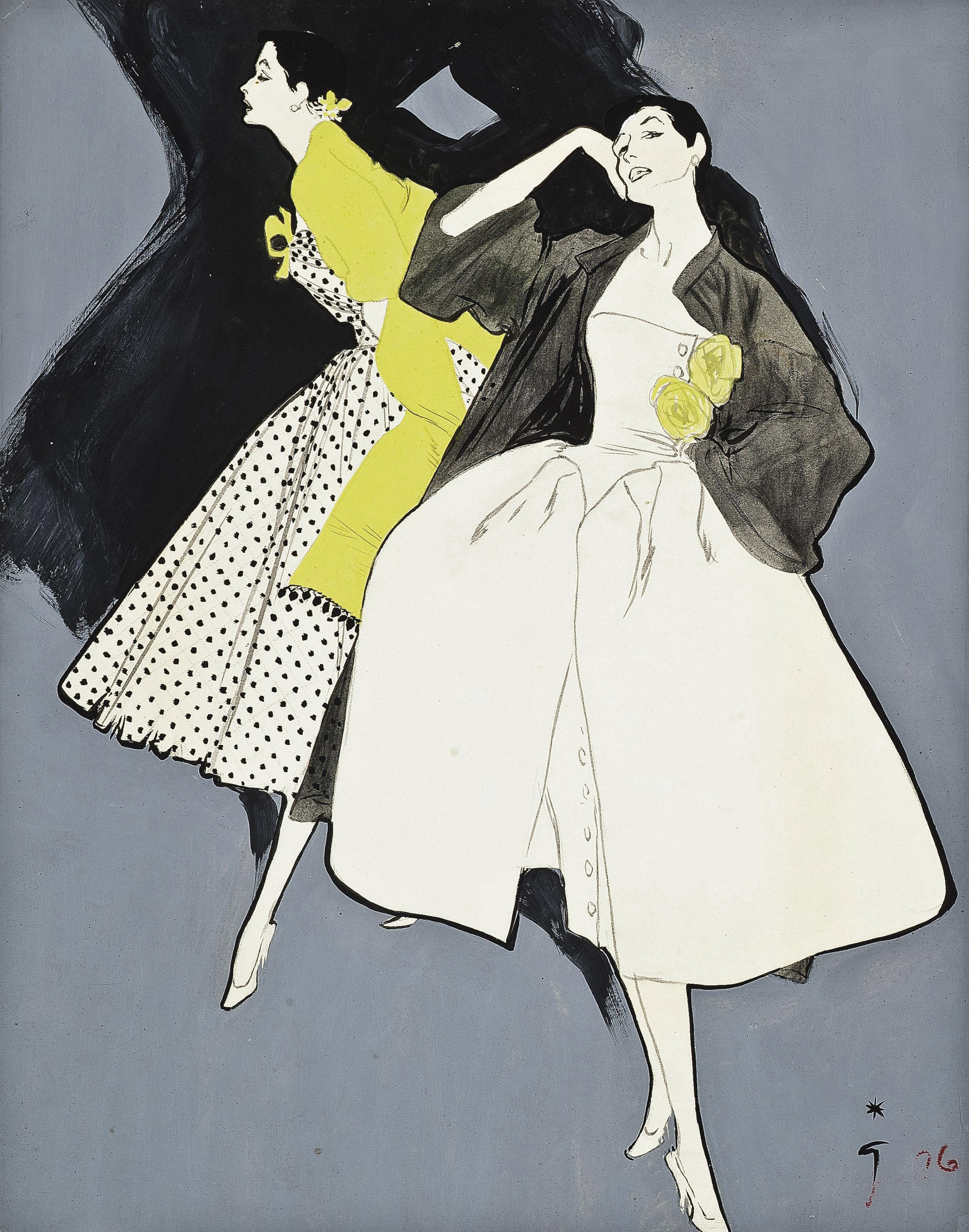 RENE GRUAU (1909-2004) , SHADOW PLAY, CIRCA 1950 | Christie's