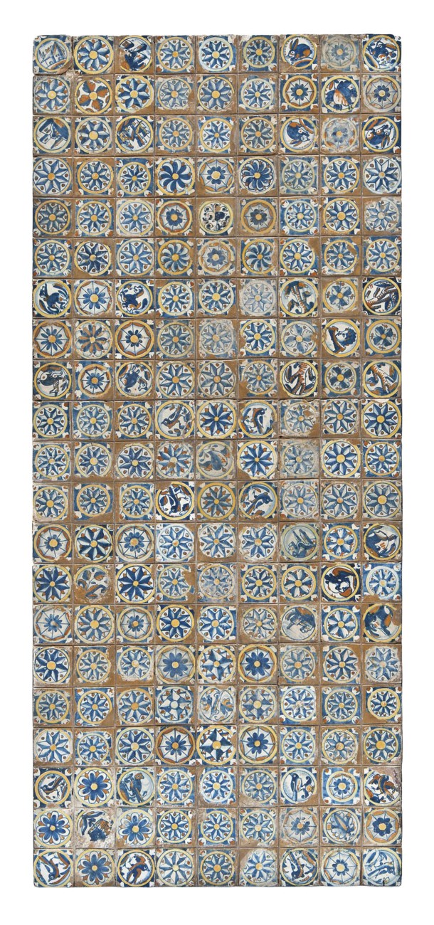 A SPANISH RECTANGULAR TILE PANEL , 17TH - 18TH CENTURY, TOLEDO | Christie's