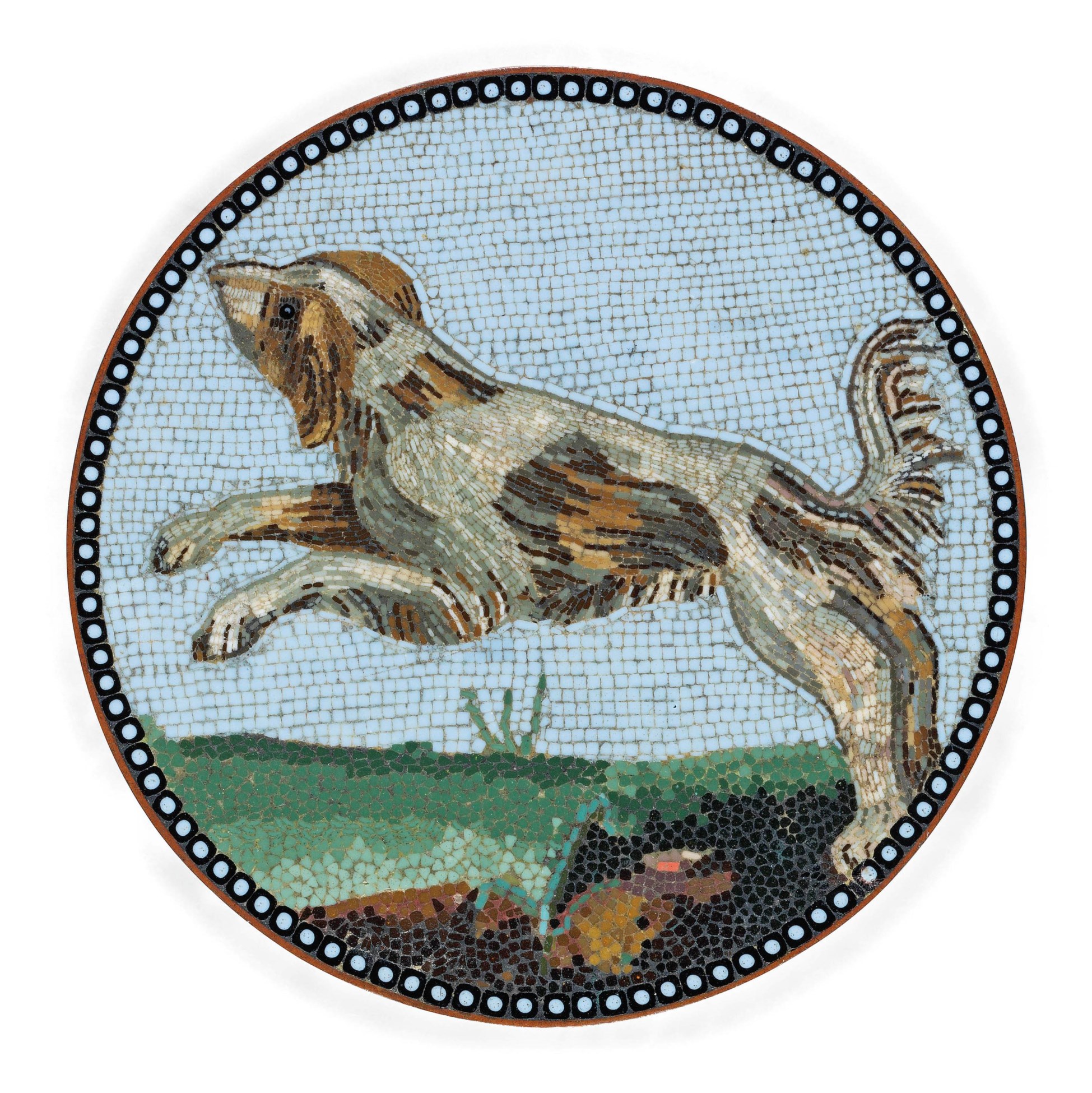 AN ITALIAN MICROMOSAIC PLAQUE