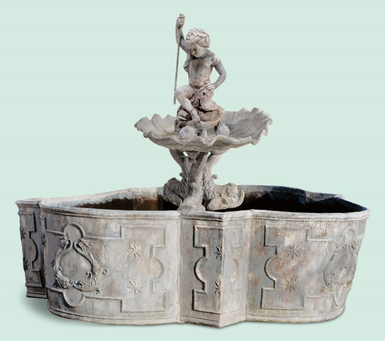 A LARGE LEAD FOUNTAIN , 20TH CENTURY | Christie's