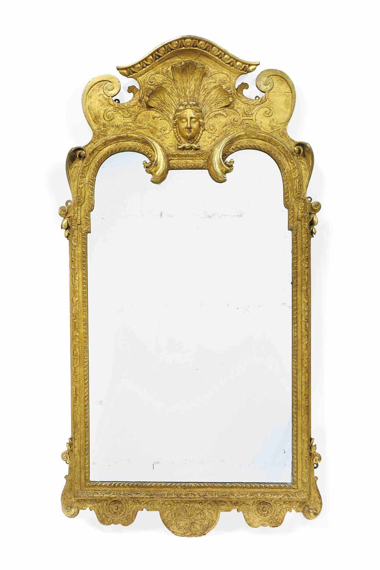 A GEORGE I GILTWOOD AND GILT-GESSO GIRANDOLE , CIRCA 1720, ATTRIBUTED ...