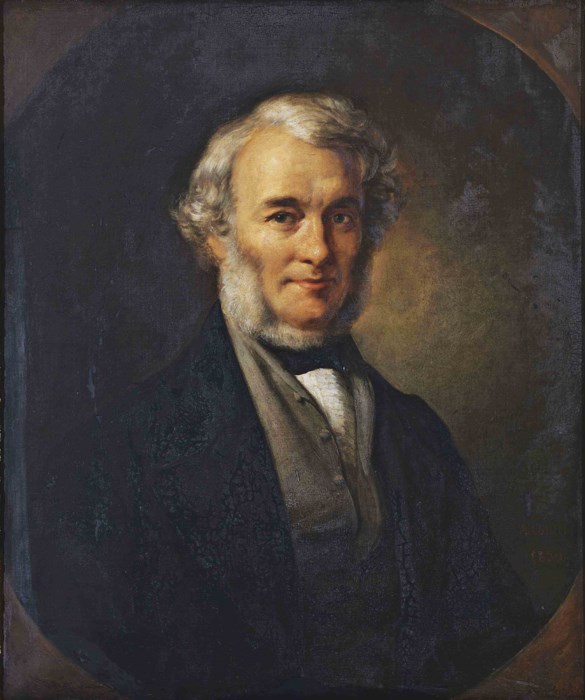 Alexandre Marie Colin (French 1798-1875) , Portrait of Richard Cobden ...