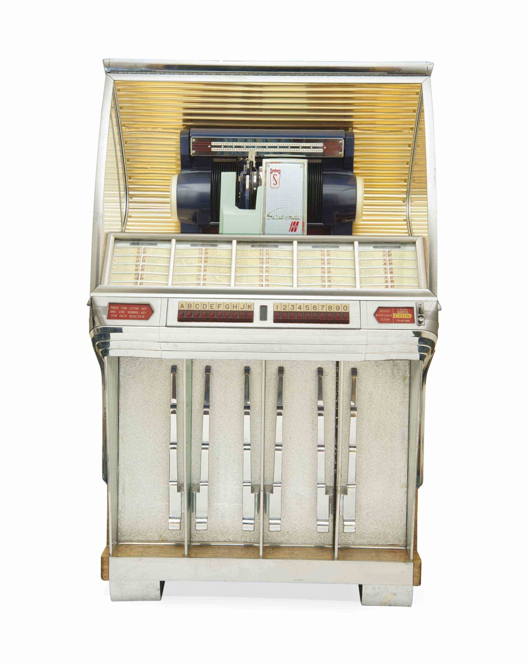 A SEEBERG 'SELECT-O-MATIC 100' JUKE BOX , CIRCA 1960S | Christie's