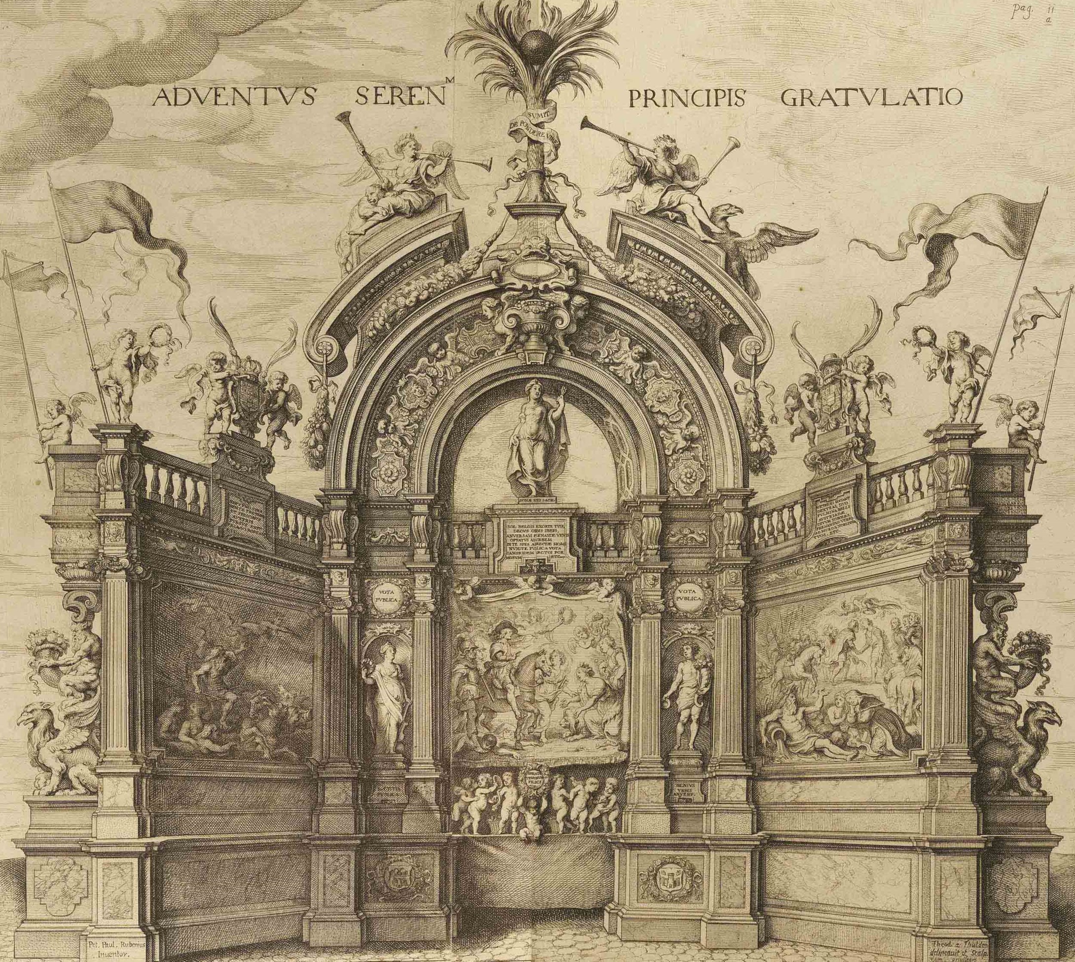 GEVARTIUS, Caspar. Pompa Introitus honori serenissimi principi ...