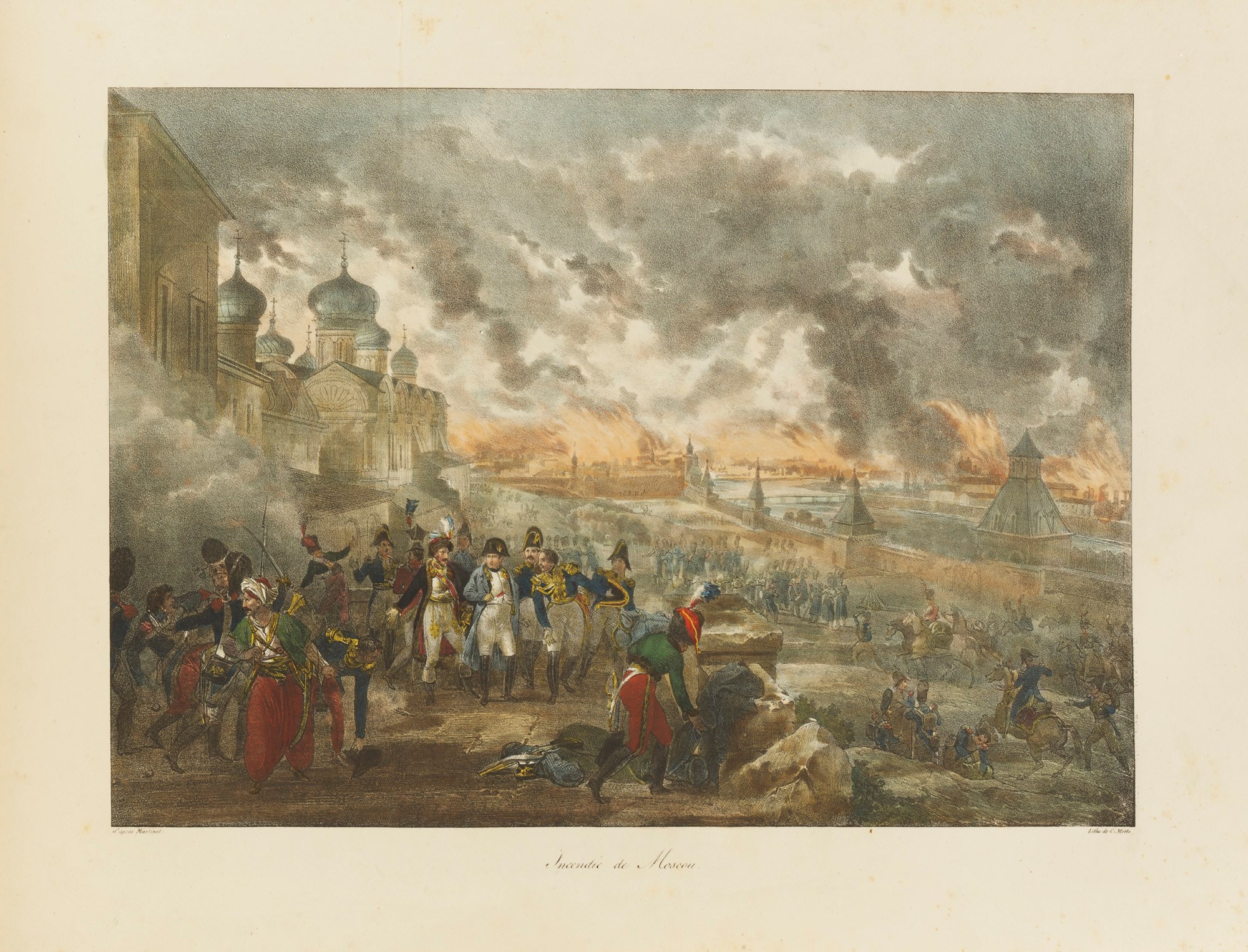 [Scenes from the Life of Napoleon I]. Paris: [ca. 1850]. Large oblong ...