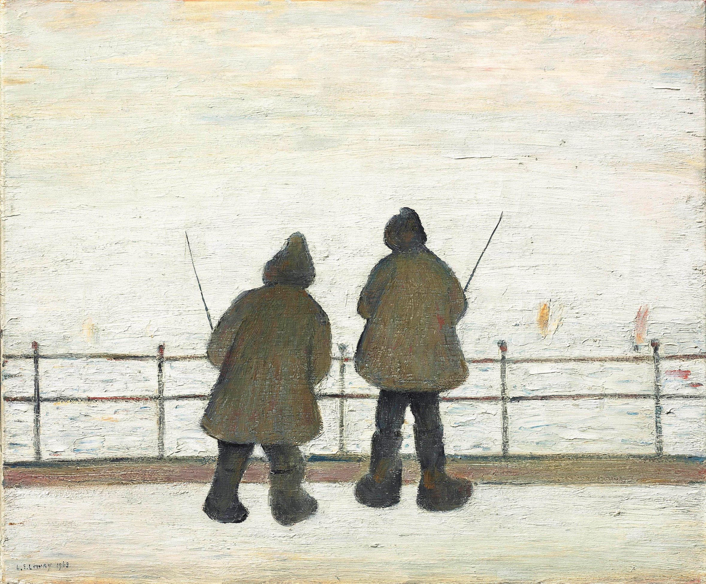 Laurence Stephen Lowry, R.A. (1887-1976) , Two Anglers | Christie's