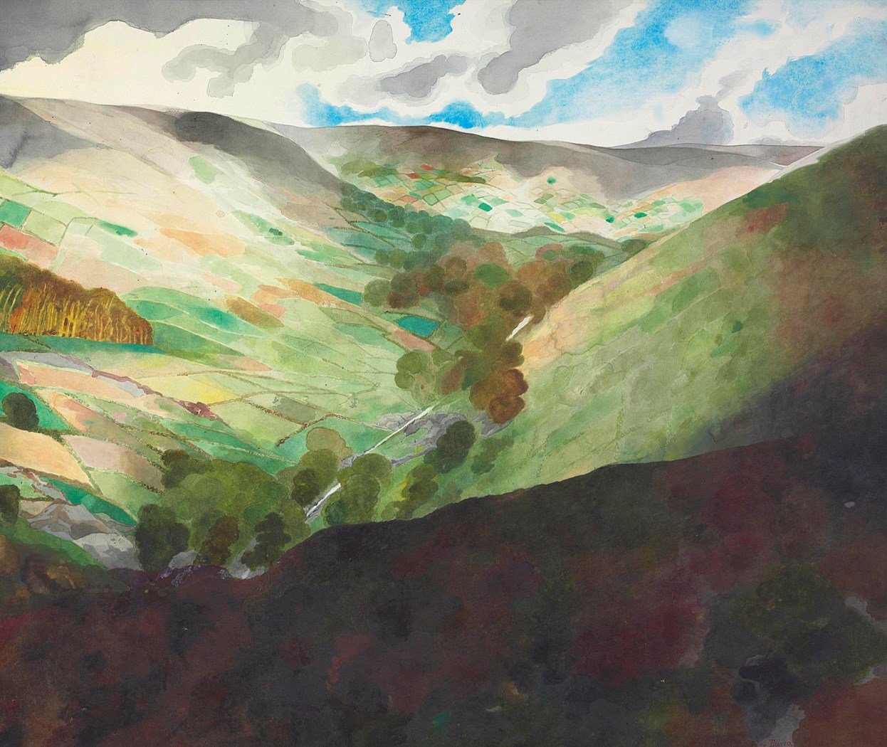 Edward Burra (1905-1976) , Landscape, Dartmoor | Christie's