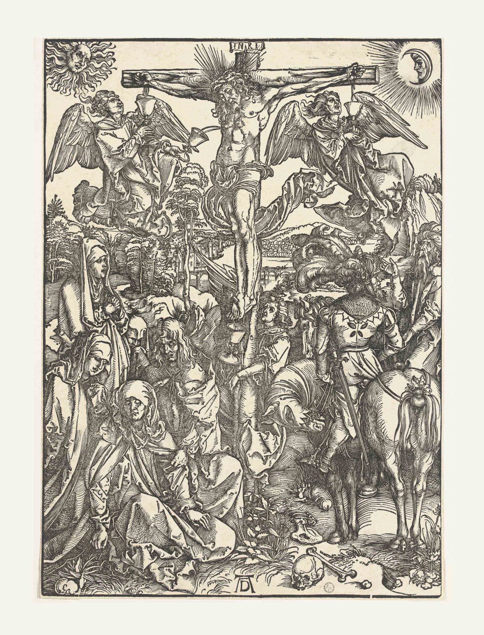 Albrecht Dürer (1471-1528) , Christ on the Cross, from: The Large Woodcut Passion (B. 11; M ...