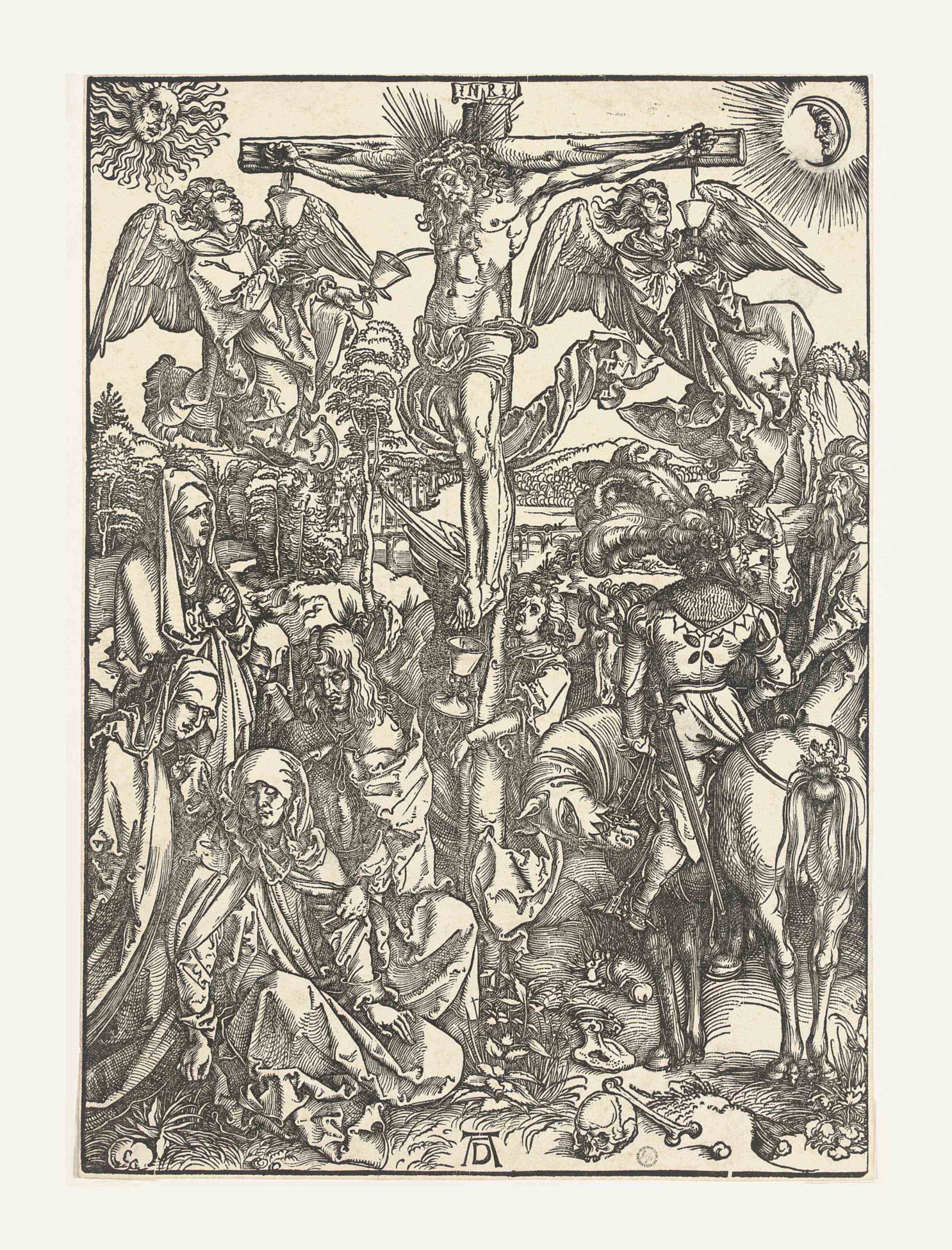 Albrecht Dürer (1471-1528) , Christ on the Cross, from: The Large ...