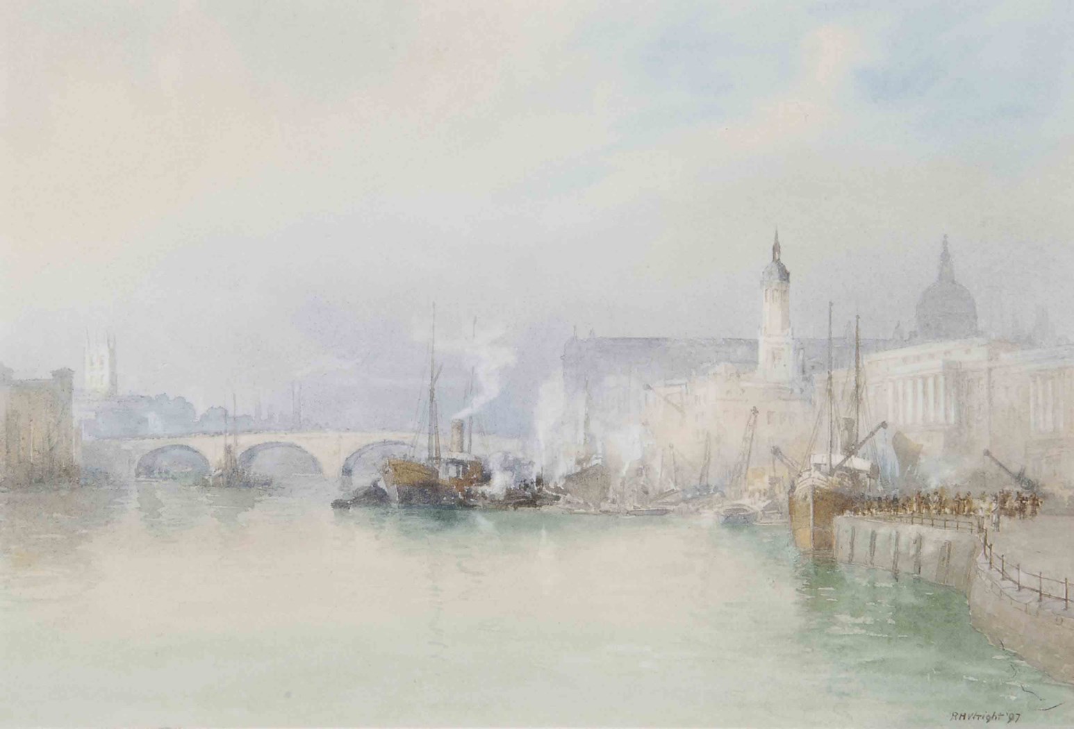 Richard Henry Wright (1857-1930 London) , The Pool of London | Christie's
