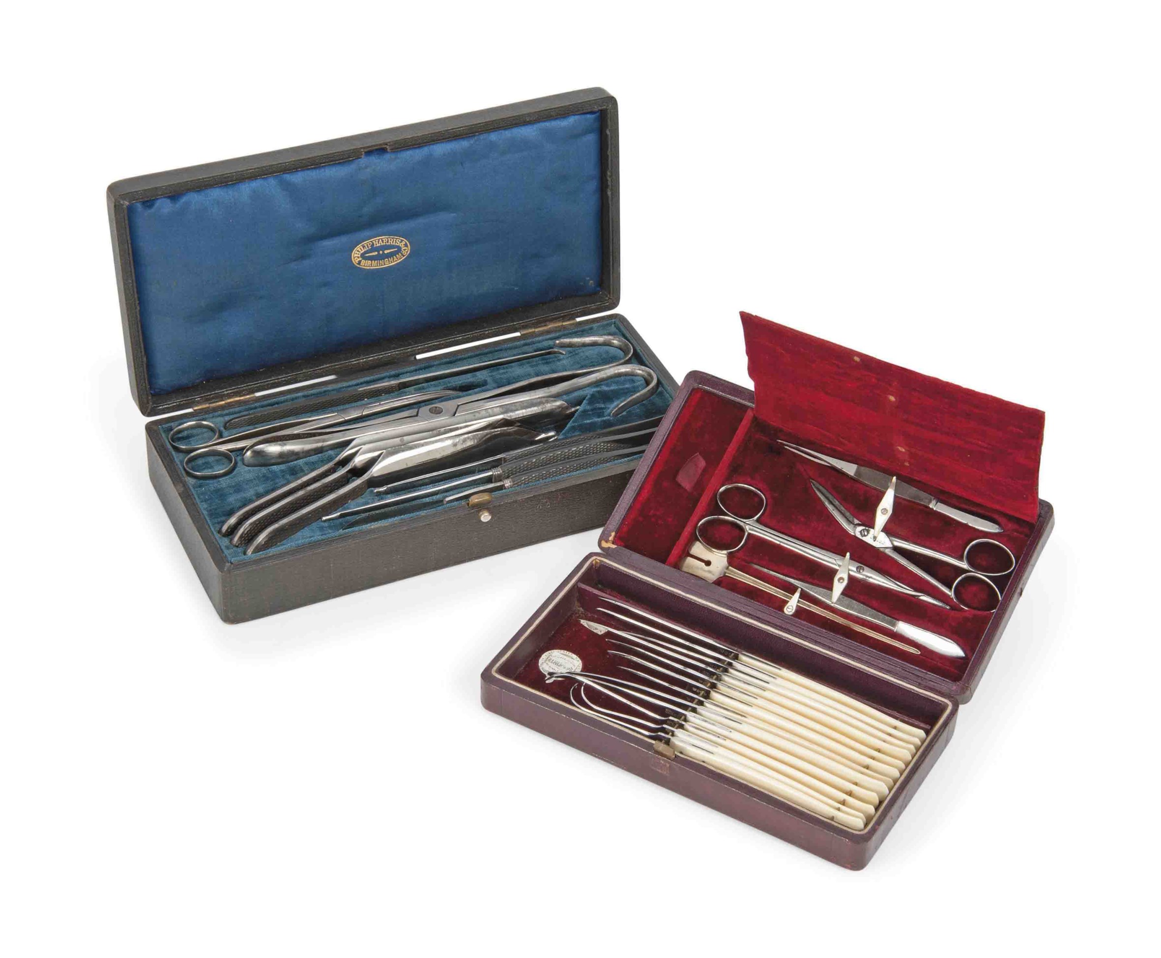 TWO SURGICAL SETS , WOOD, MANCHESTER, CIRCA 1870 | Christie's