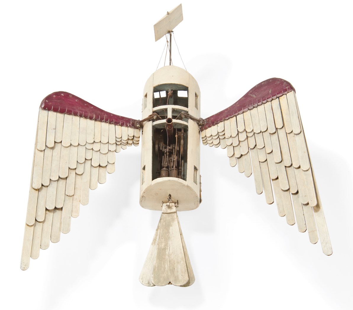 A MODEL OF THE 1784 GÉRARD FLYING MACHINE , FRENCH, LATE 19TH CENTURY ...