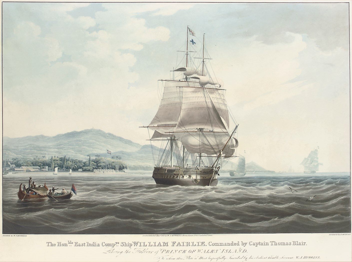 Edward Duncan (1803-1882), after William John Huggins , The Honble East ...