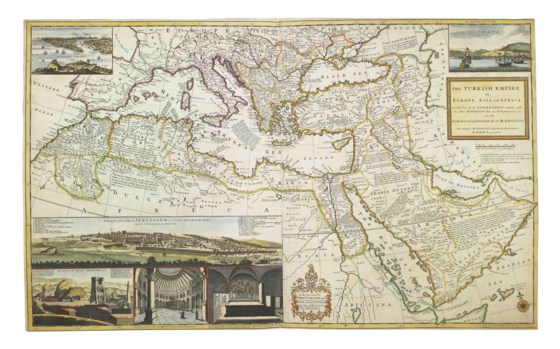 MOLL, Herman (c. 1654-1732). The Turkish Empire in Europe, Asia and ...