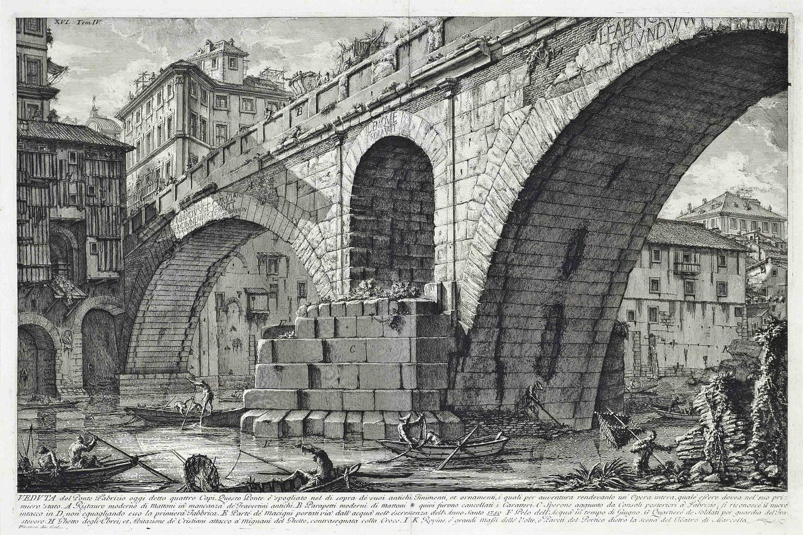 Giovanni Battista Piranesi (1720-1778) , Le Antichità Romane ...
