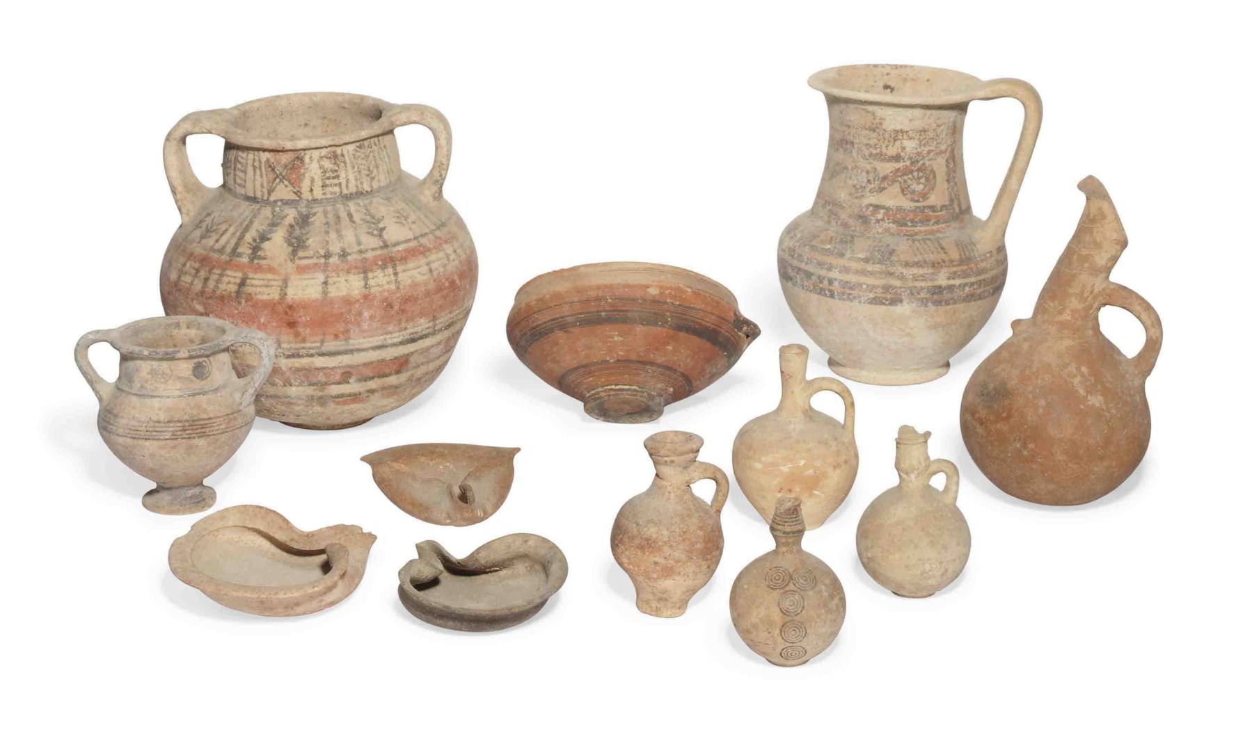 TWELVE CYPRIOT POTTERY VESSELS , CIRCA 2000-700 B.C. | Christie's