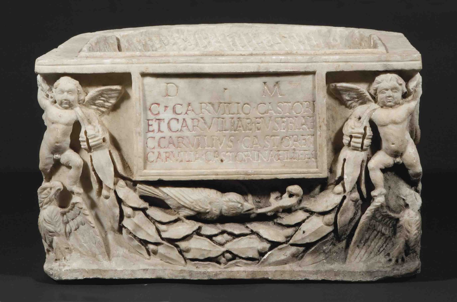 A ROMAN MARBLE CINERARY URN , CIRCA LATE 1ST CENTURY A.D. | Christie's