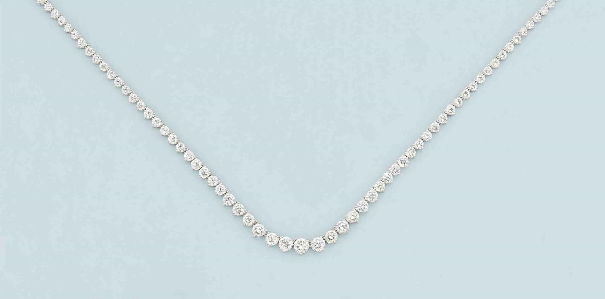 A diamond line necklace | Christie's