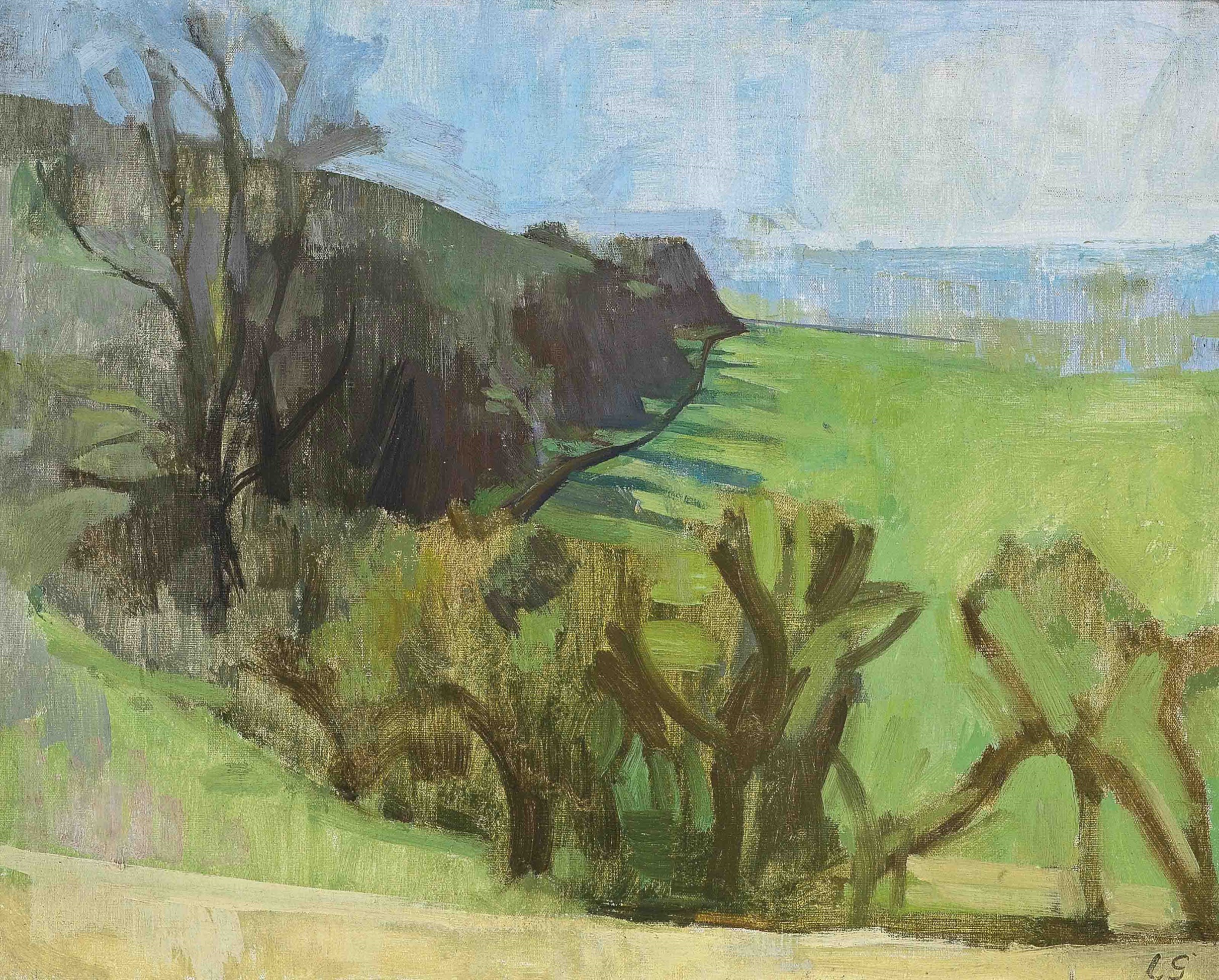 Sir Lawrence Gowing, R.A. (1918-1991) , Trees on Hamdown | Christie's