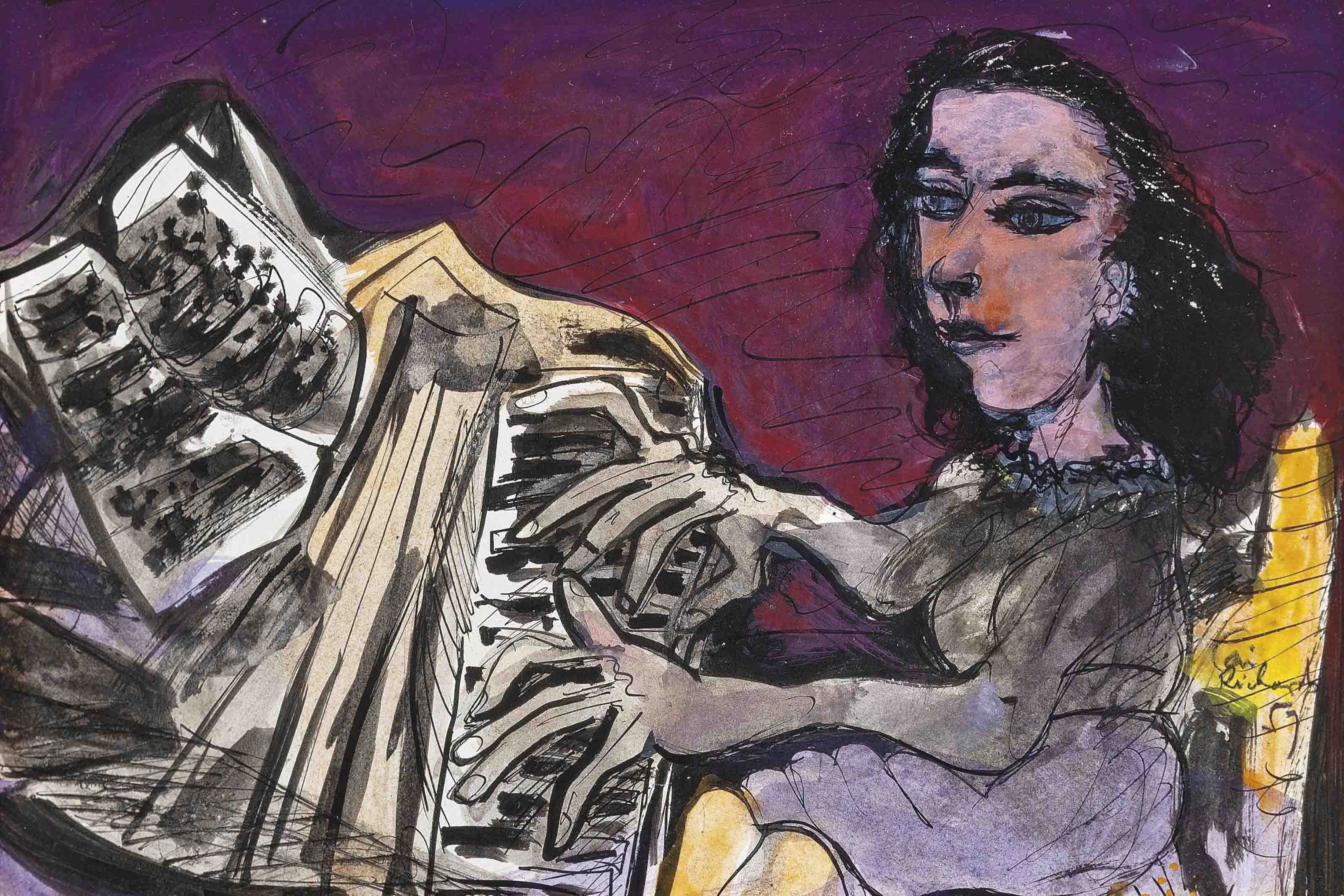 Ceri Richards, L.G. (1903-1971) , The Pianist | Christie's