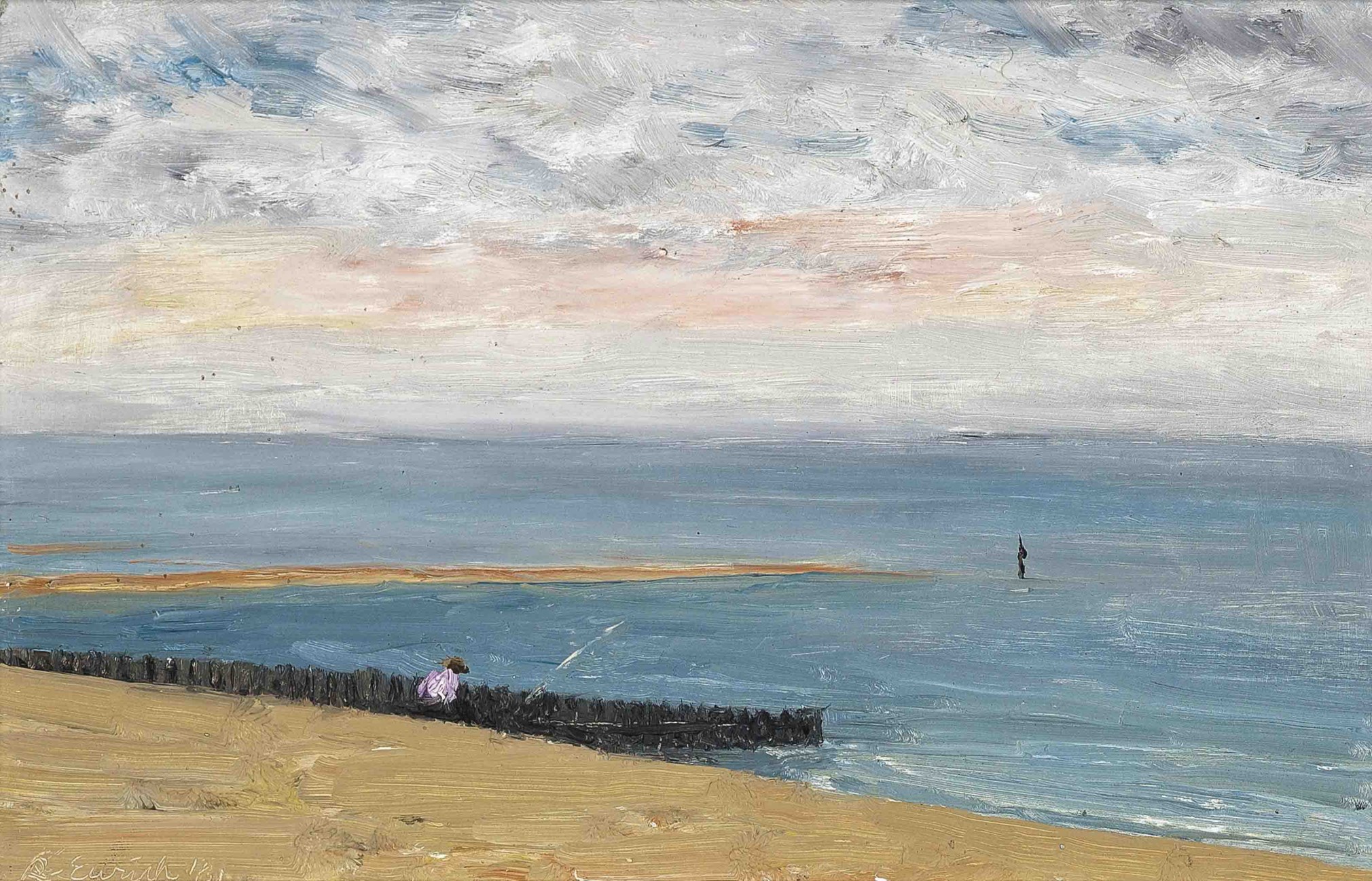 Richard Eurich, R.A. (1903-1992) , Solent, Evening | Christie's