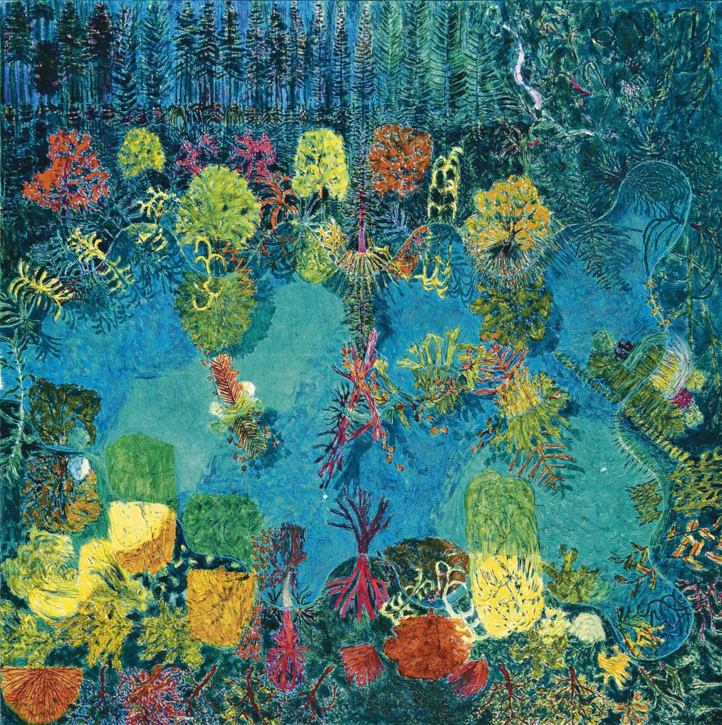 Adrian Berg, R.A. (b. 1929) , The Lake, Kew Gardens, Summer, Night 1984 ...