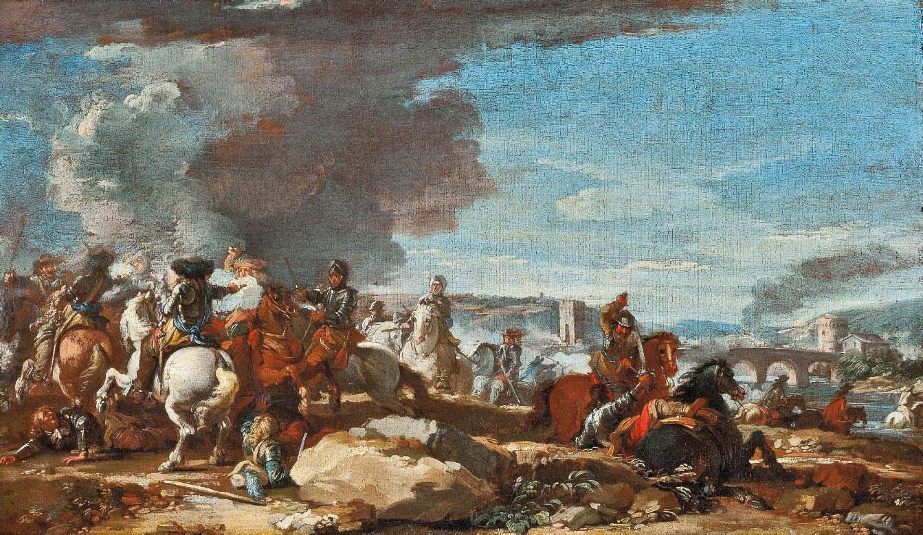 Attributed to Jacques Courtois, il Borgognone (Saint-Hyppolite 1621 ...