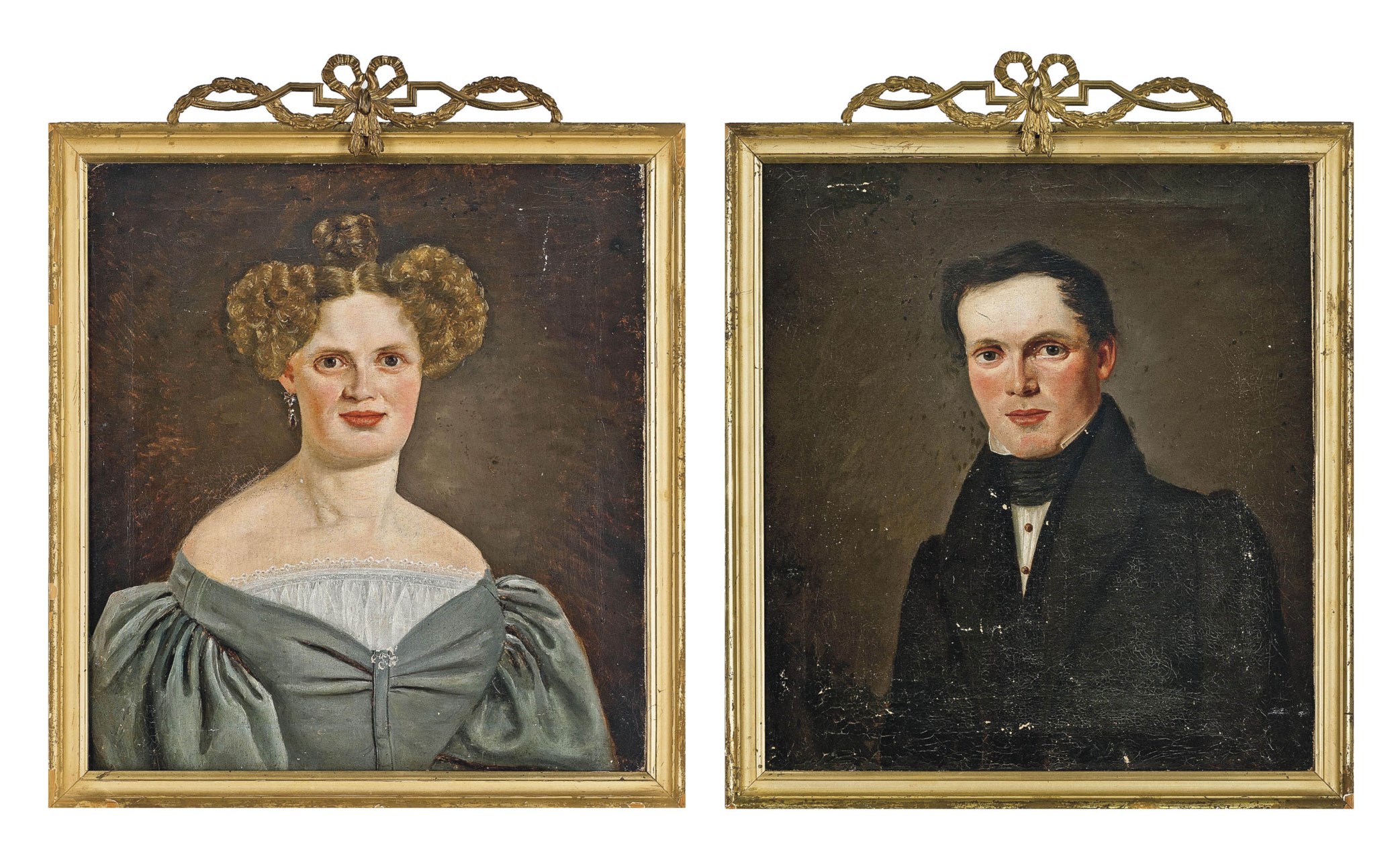 Circle of Christoffer Wilhelm Eckersberg (Danish, 1783-1853) , Portrait ...