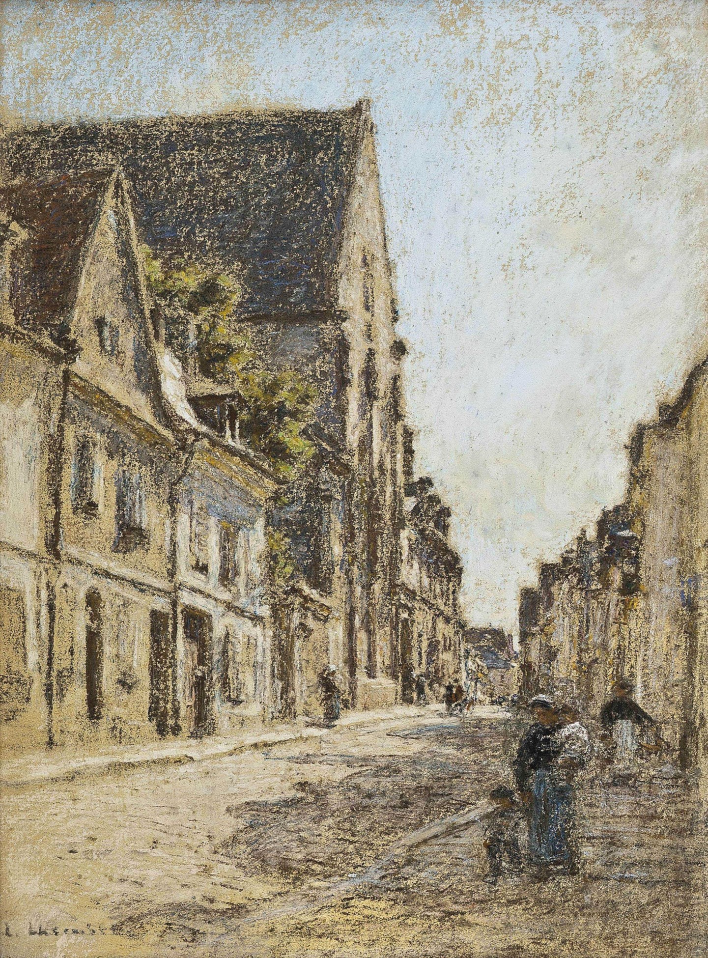 Léon Augustin Lhermitte (French, 1844-1925) , Rue à Bourgos | Christie's