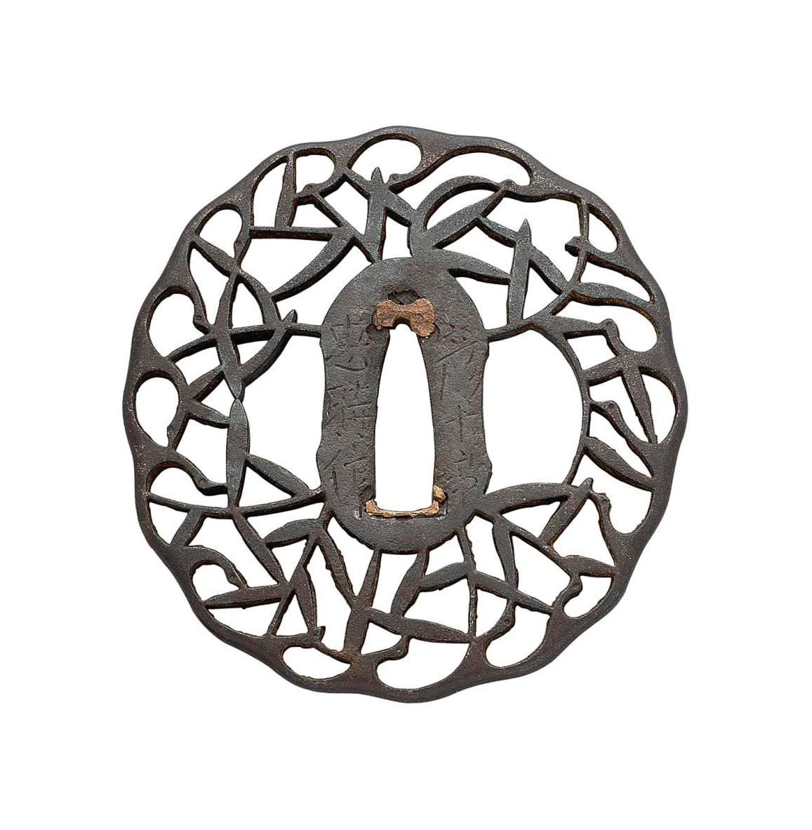 An Iron Akasaka Tsuba , EDO PERIOD (18TH CENTURY) | Christie's