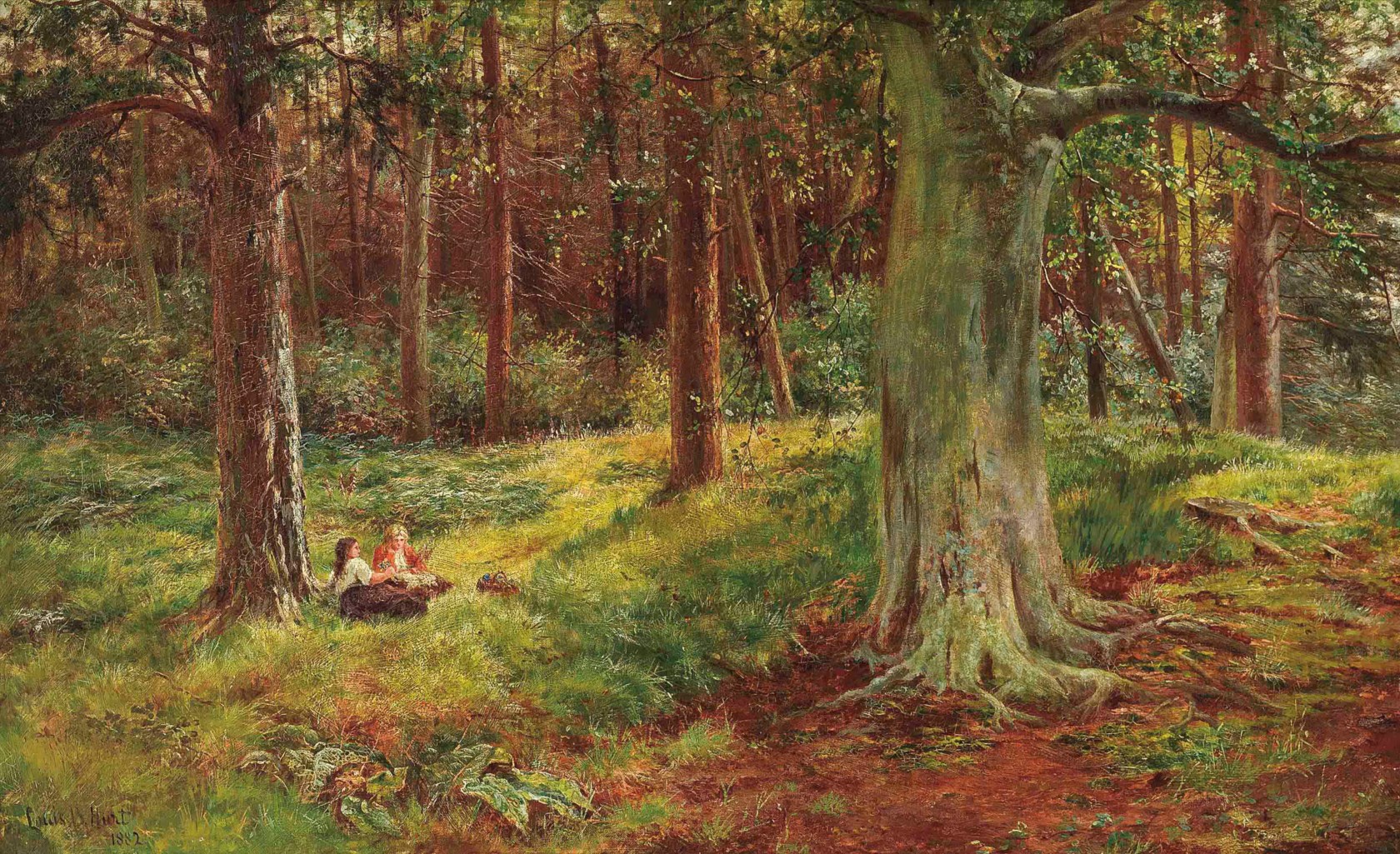 Louis Bosworth Hurt (1856-1929) , In the wood | Christie's