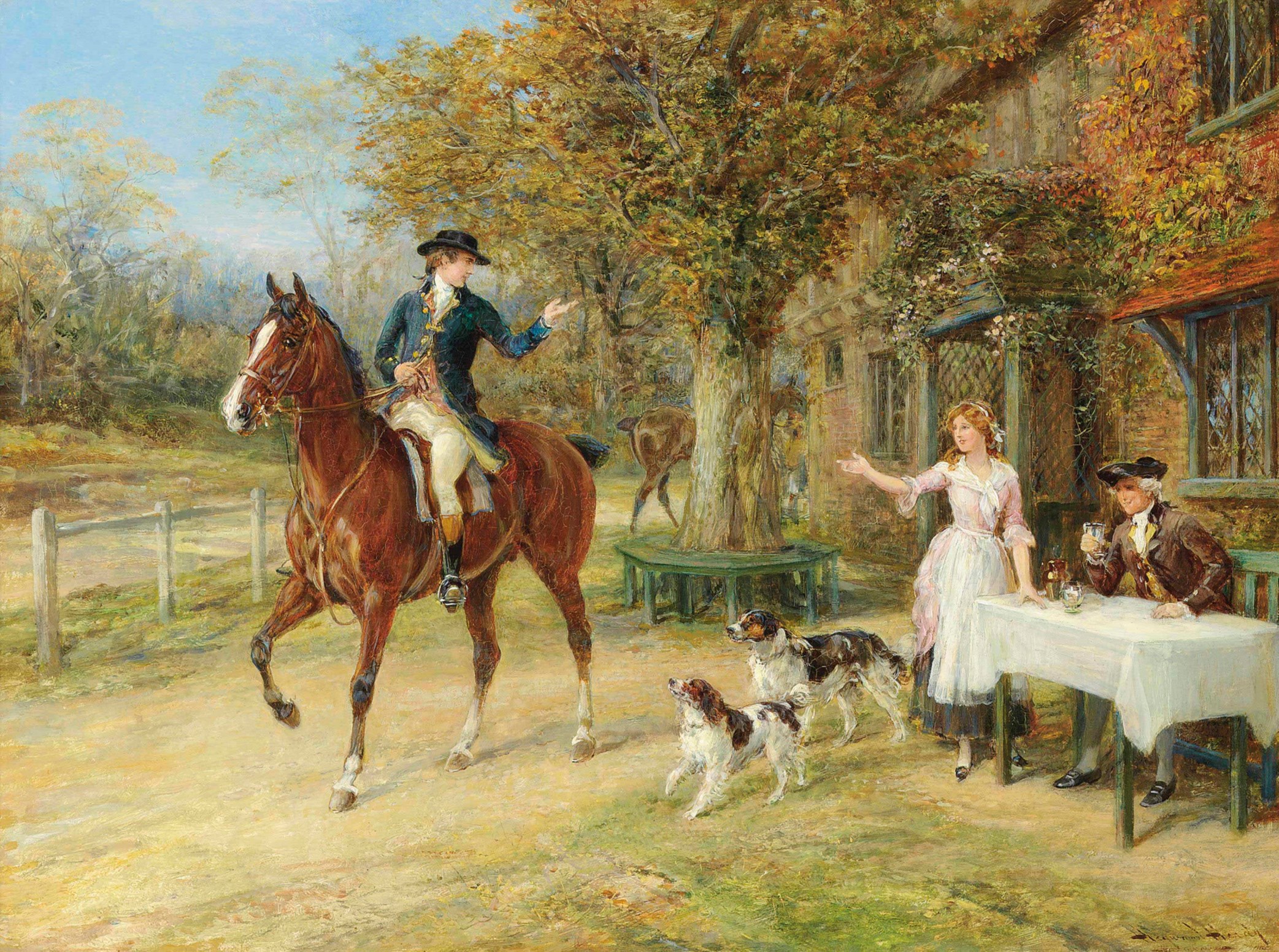 Heywood Hardy, A.R.W.S., R.P.E. (1842-1933) , A fond farewell | Christie's