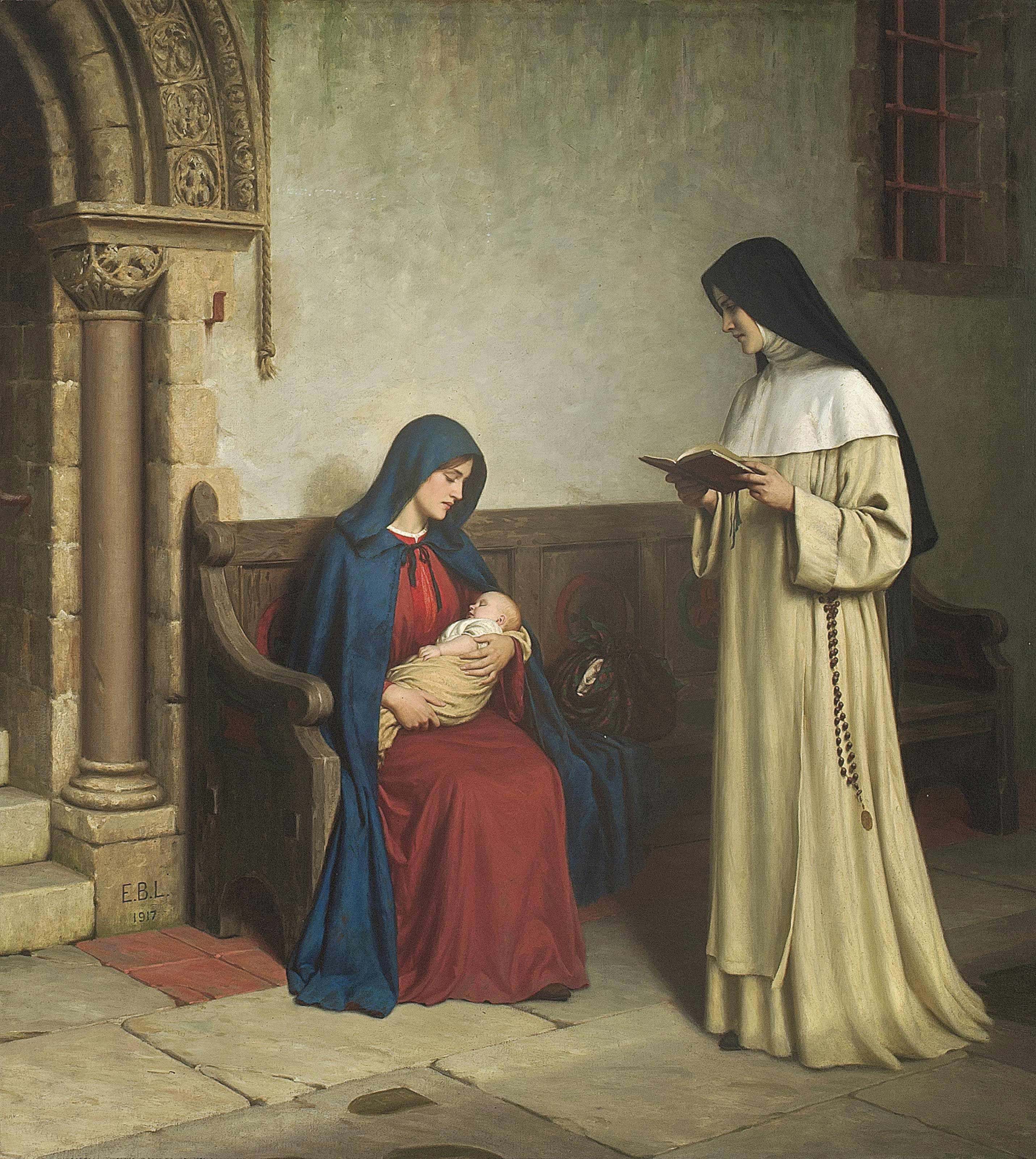 Edmund Blair Leighton (1853-1922) , Maternity | Christie's