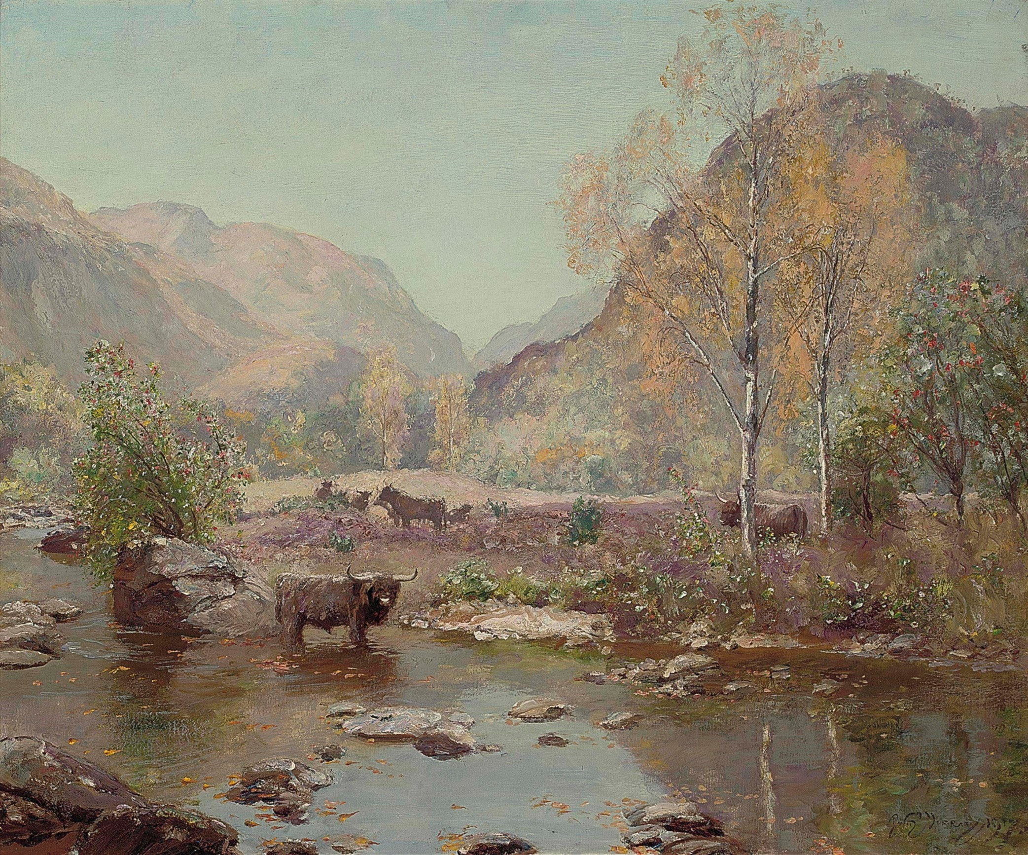 Sir David Murray, R.A., H.R.S.A., R.S.W., P.R.I. (1849-1933) , Autumn ...