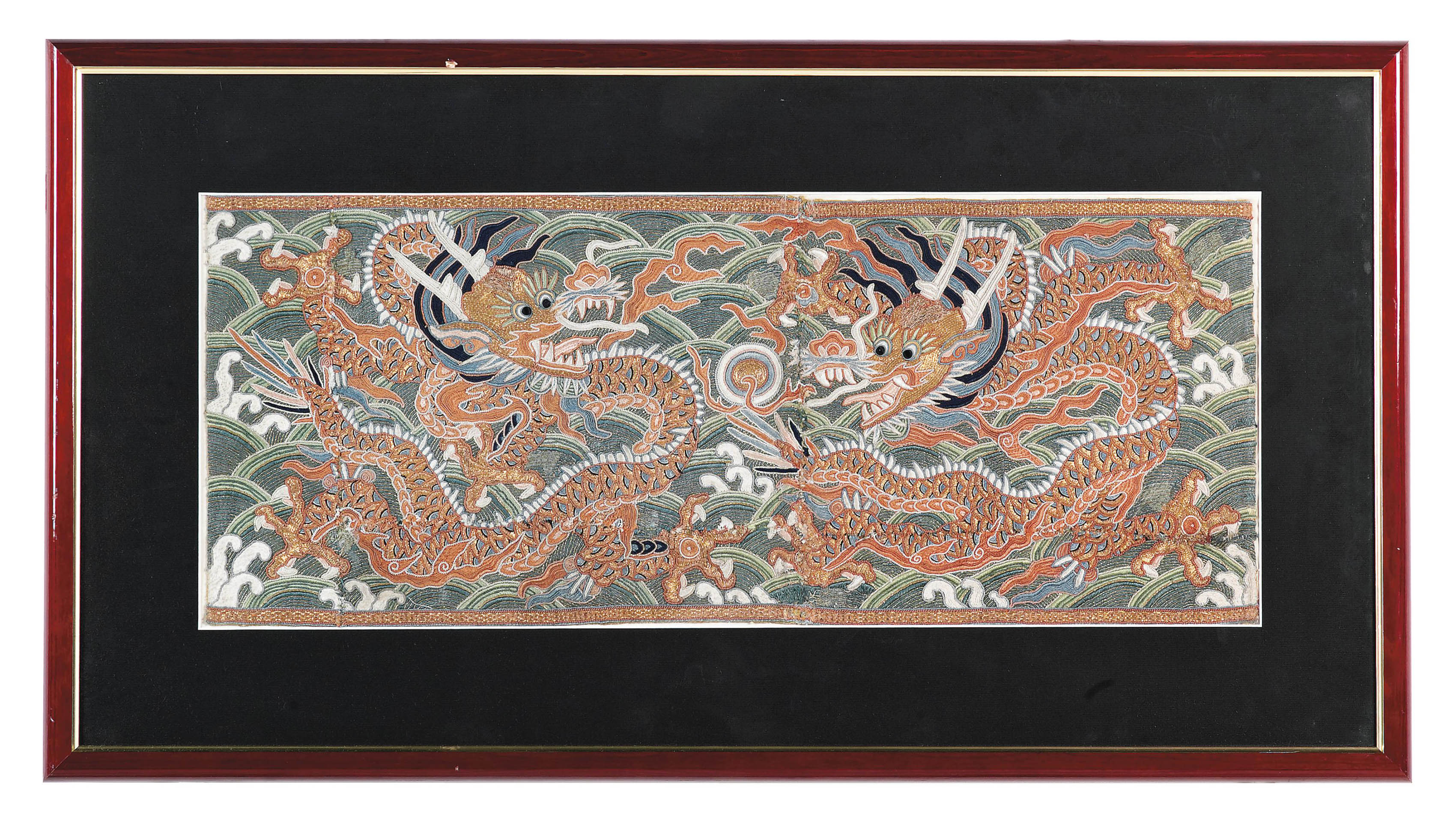 An Embroidered Dragon Panel Ming Dynasty Late 16th Early 17th Century Christies