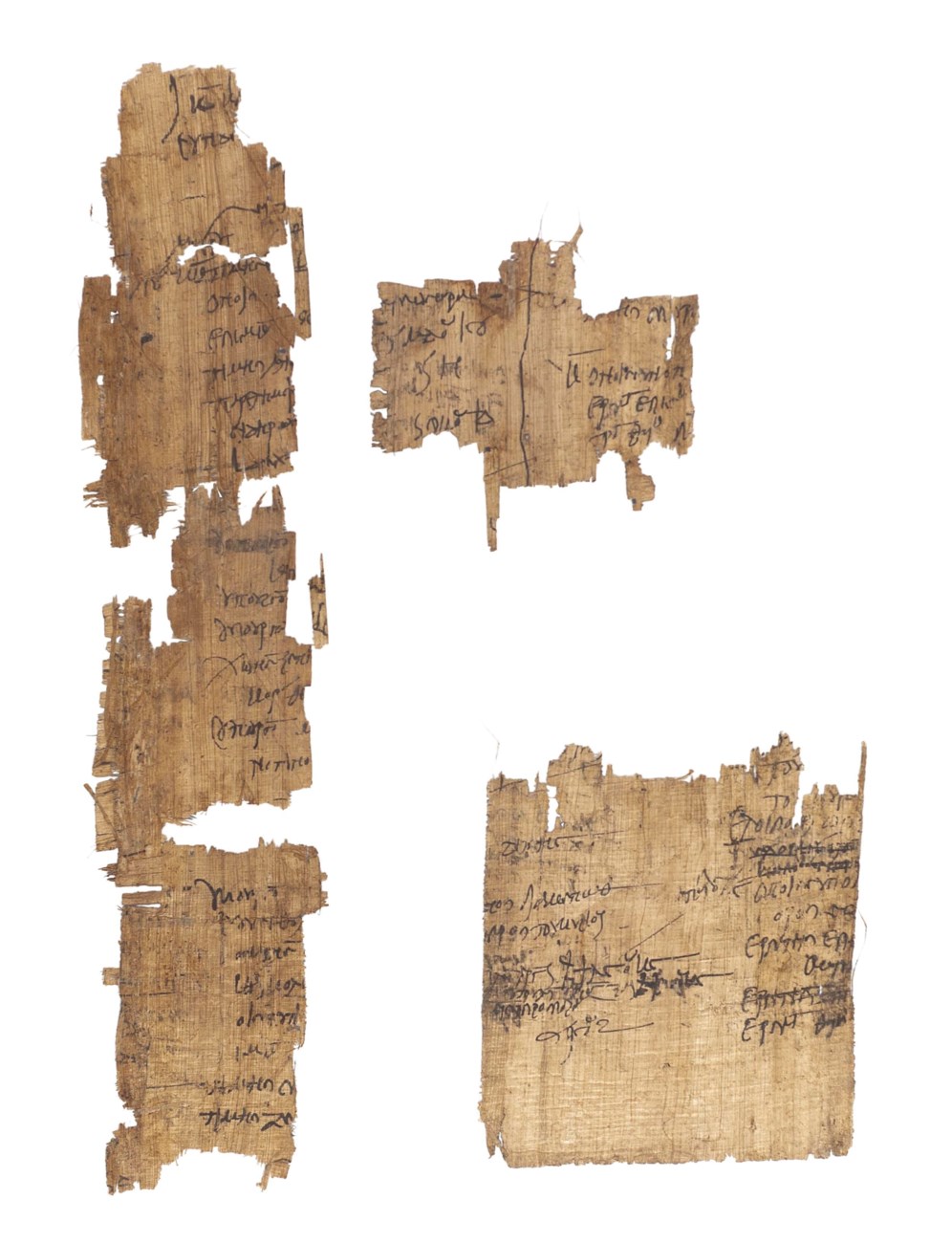 A COLLECTION OF GREEK AND COPTIC PAPYRI FRAGMENTS, [Egypt, 2nd to 4th ...