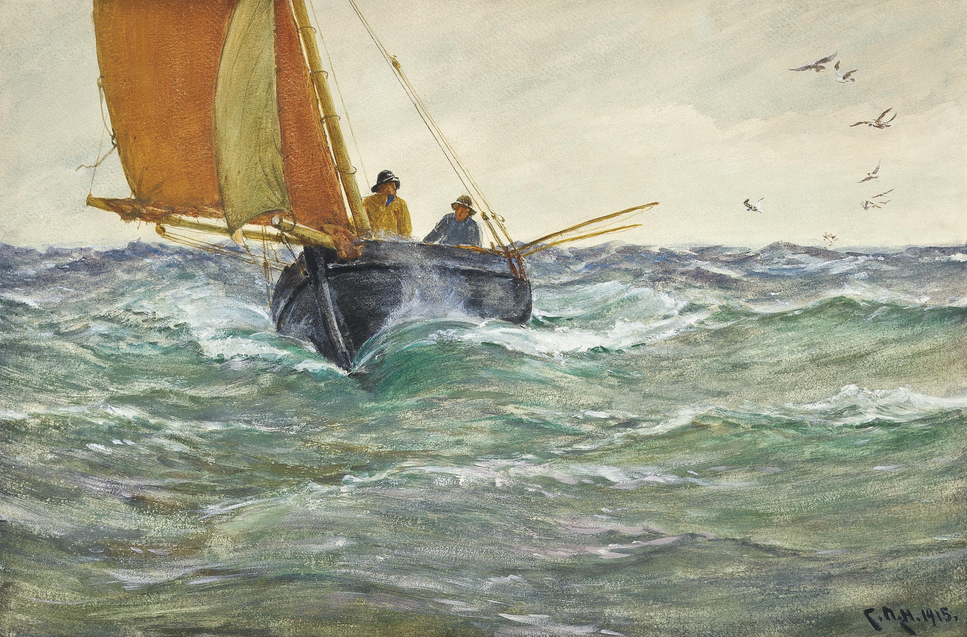 Charles Napier Hemy, R.A., R.W.S. (Newcastle-upon-Tyne 1841-1917 Falmouth)