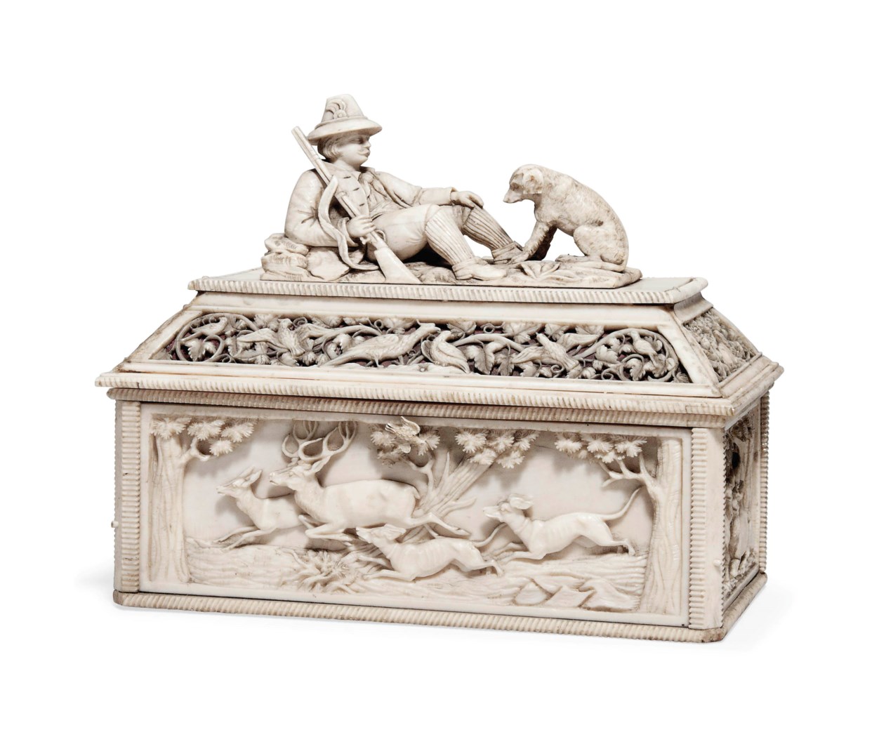 A SOUTH GERMAN IVORY CASKET , LATE 19TH CENTURY | Christie's