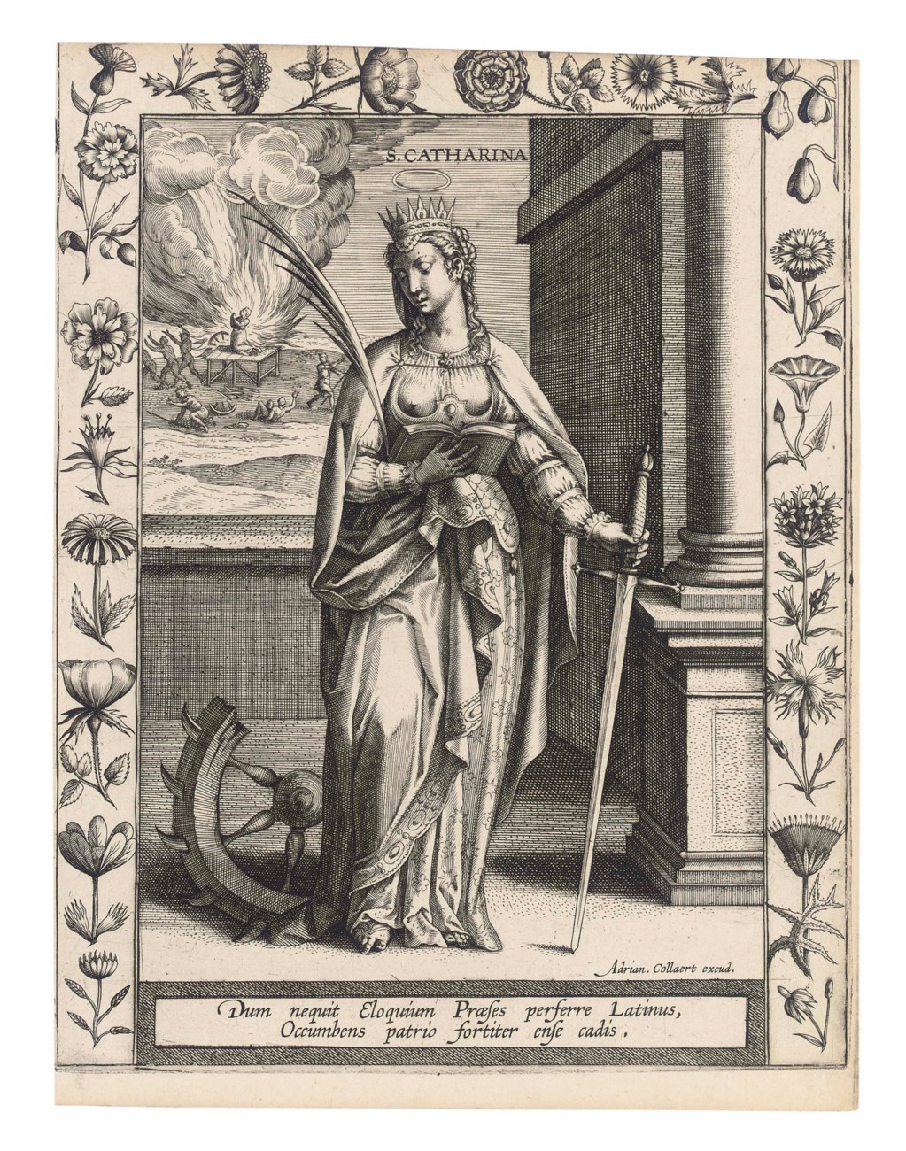 Adriaen Collaert (c. 1560-1678) , Martyrologium sanctorum virginum ...