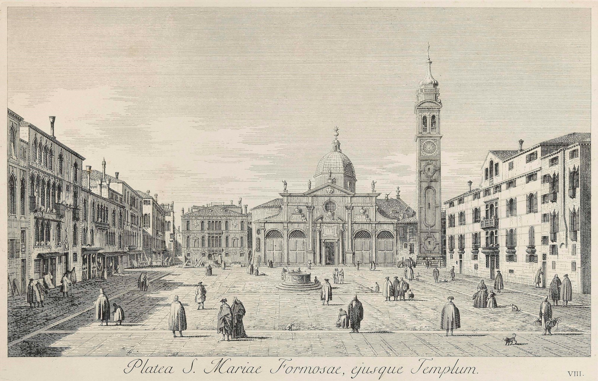 Antonio Visentini (1688-1782), after Canaletto , Six views of Venice ...