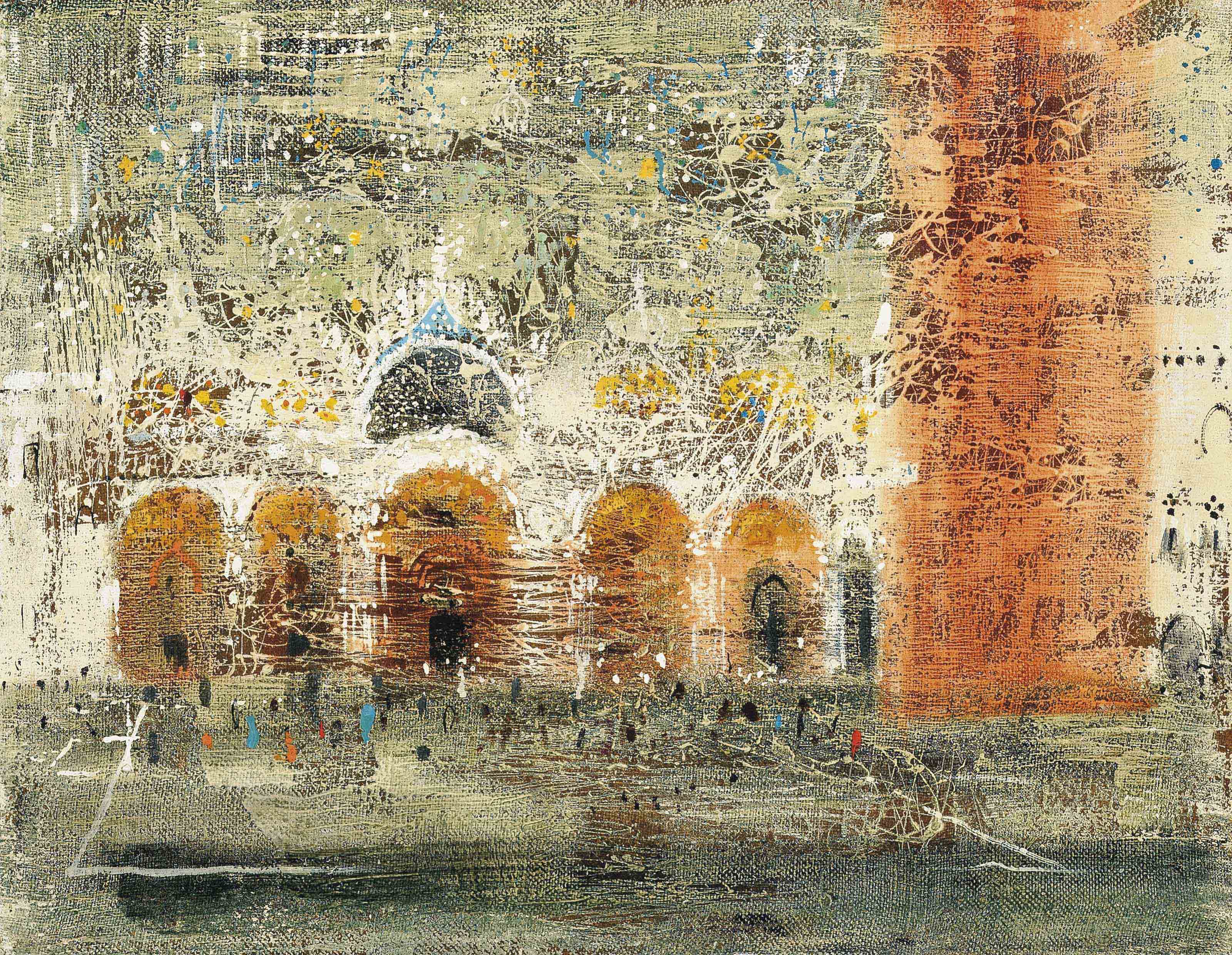 John Piper, C.H. (1903-1992) , St Mark's Square, Venice | Christie's
