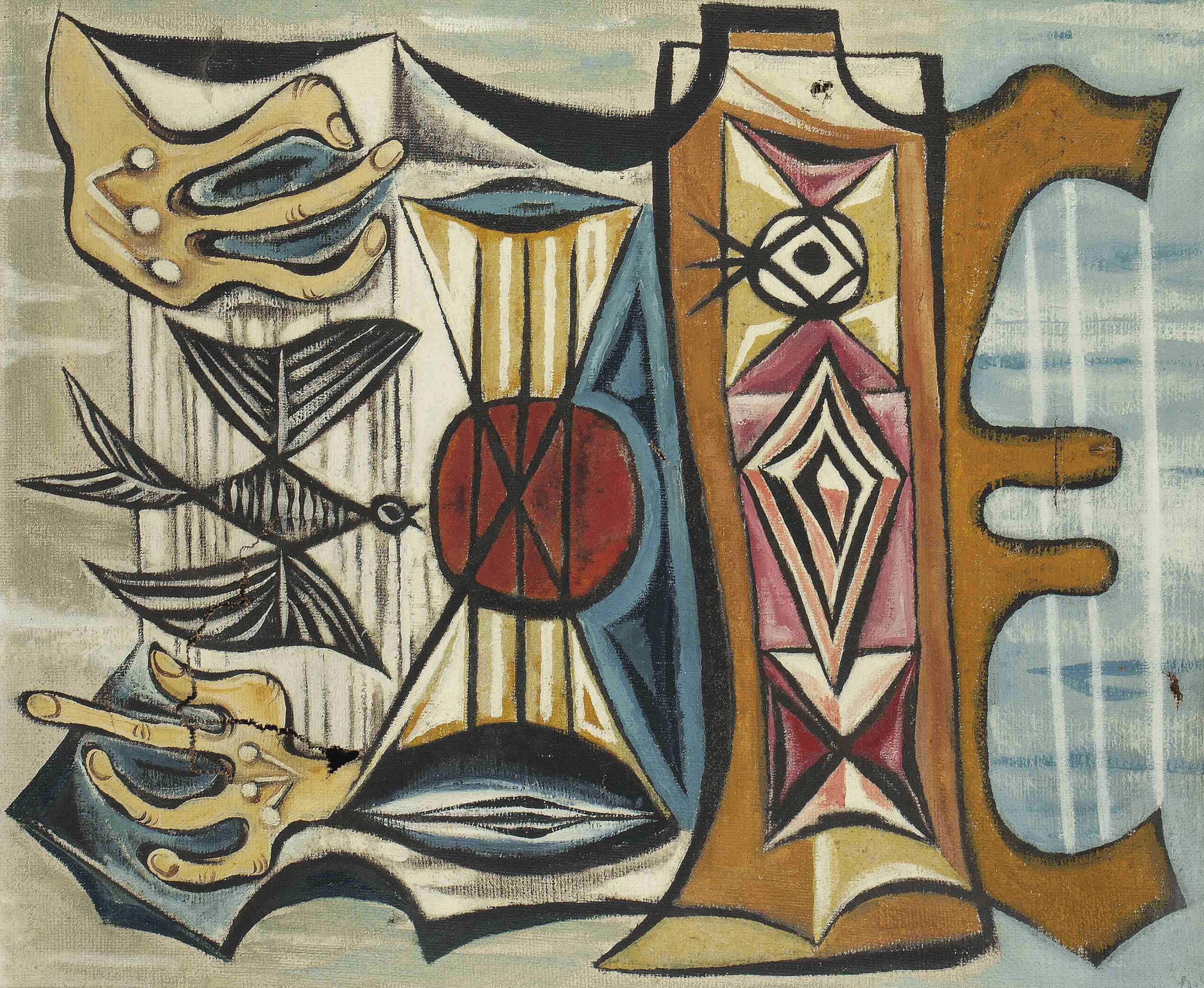 John Banting (1902-1972) , Guitarface in Birdland | Christie's