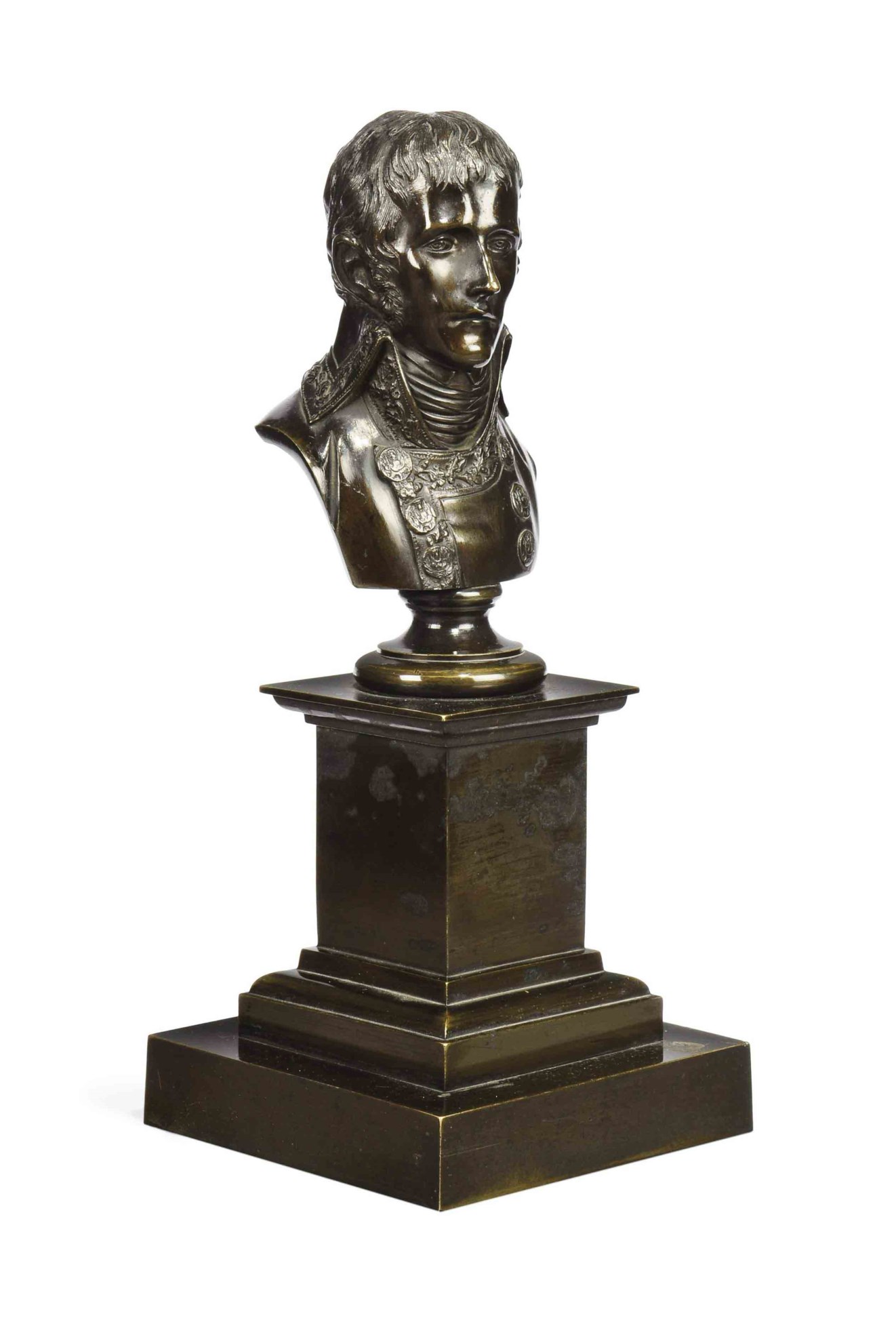 A FRENCH BRONZE BUST OF GENERAL NAPOLEON BONAPARTE , MID-19TH CENTURY ...