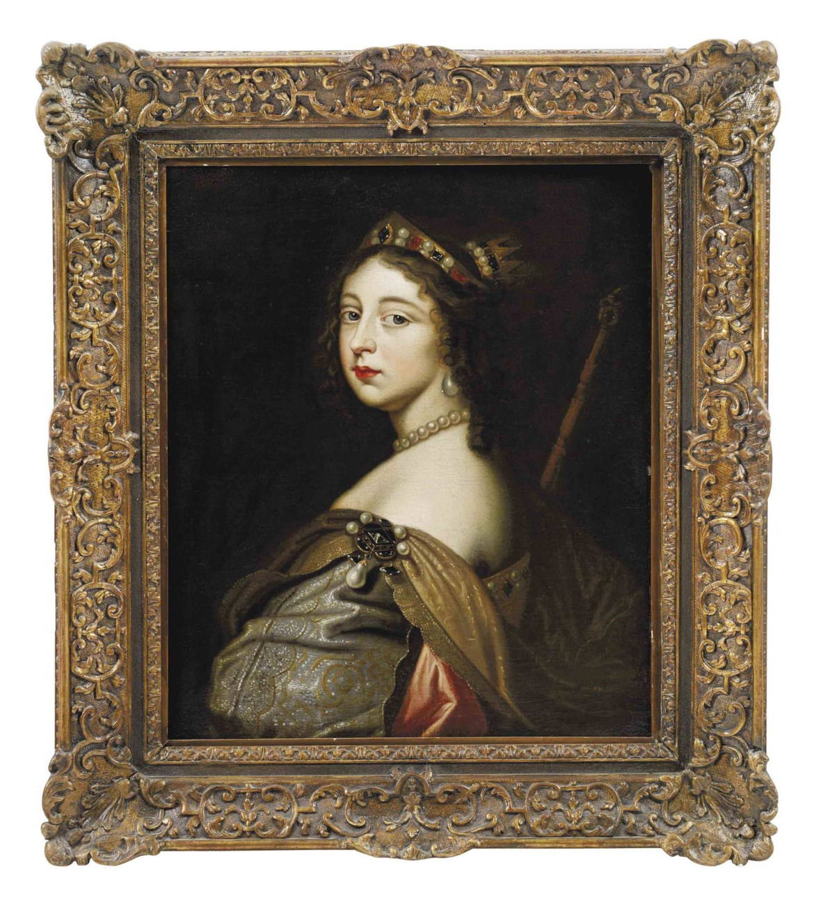 Circle of Jan de Bray (Haarlem c. 1627-1697) , Portrait of a lady, bust ...