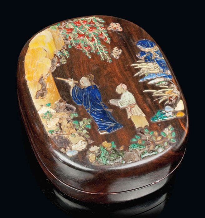A CHINESE INLAID WOODEN BOX , 18TH CENTURY OR LATER | Christie's
