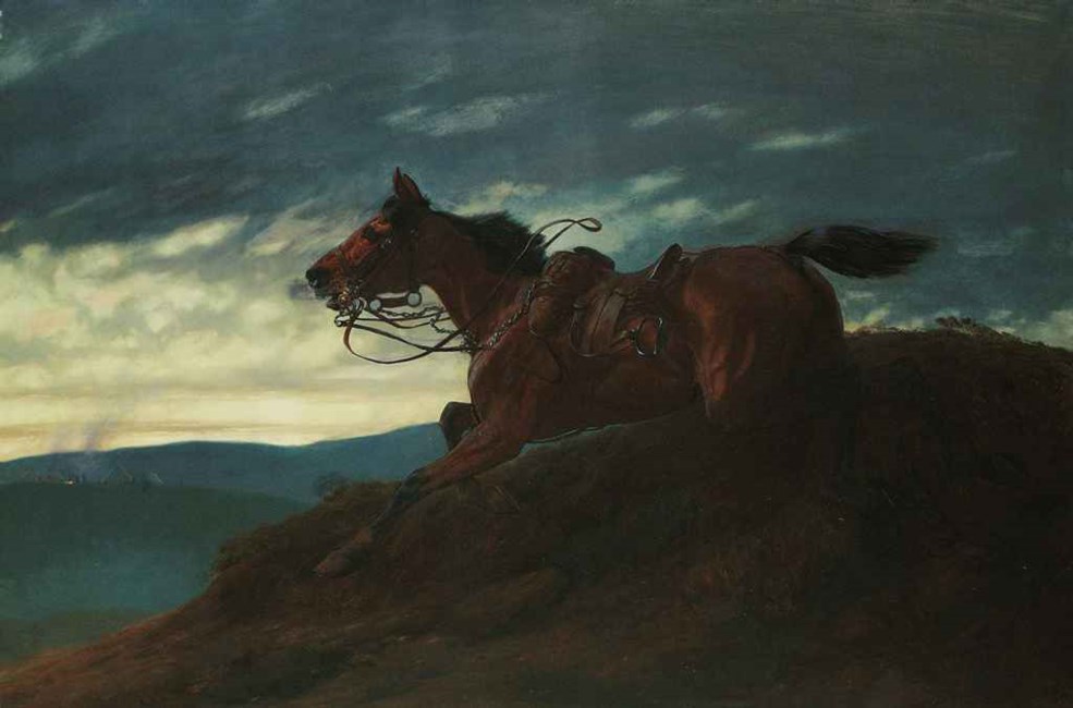 John Charlton, R.B.A. (1849-1917) , Bad news for the camp | Christie's