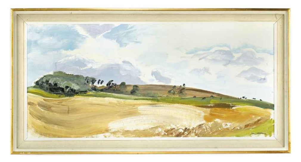 John Hitchens (b. 1940) , Downland rise | Christie's