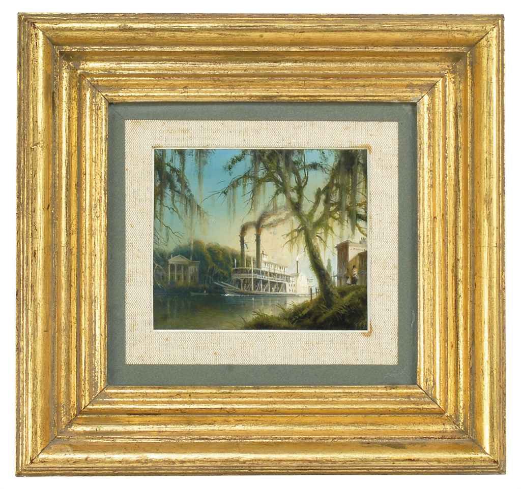 Felix Kelly (1916-1994) , Steamboat on the Mississippi; together with ...