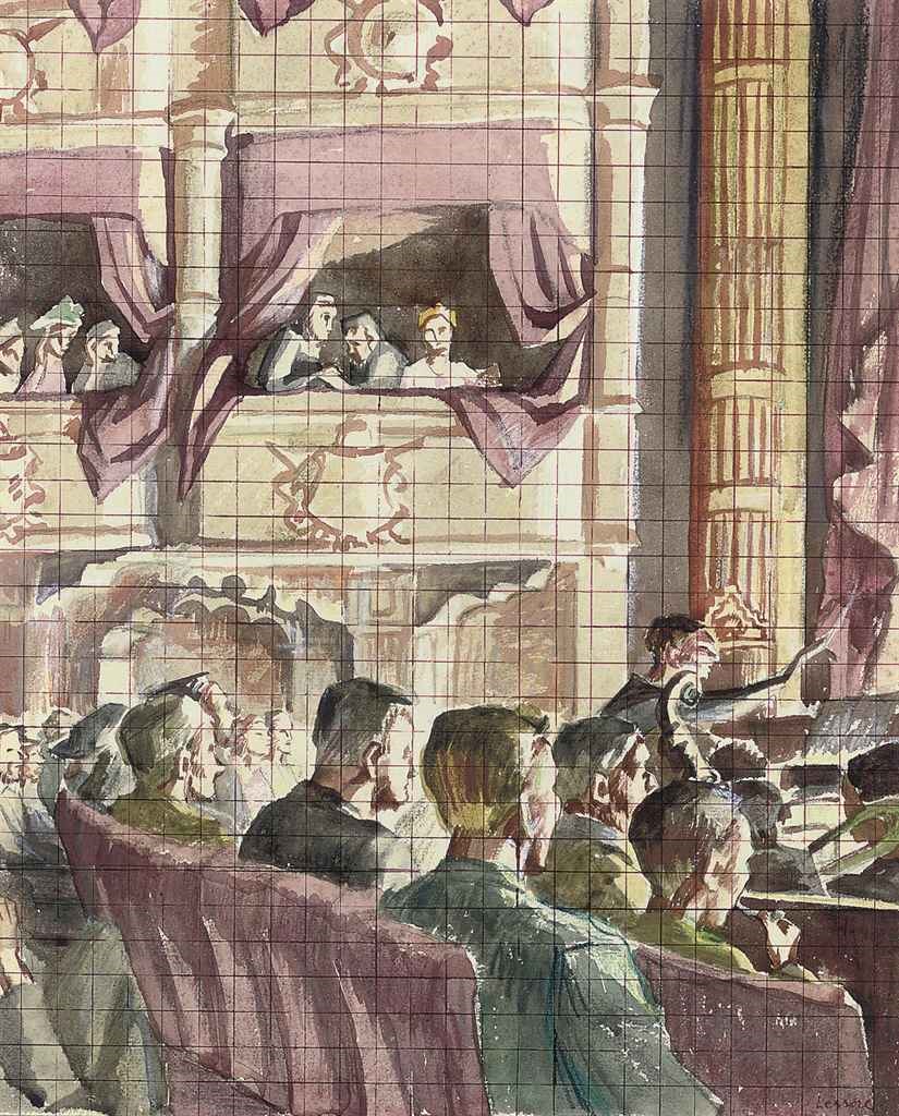 Thérèse Lessore (1884-1945) , At the Theatre | Christie's